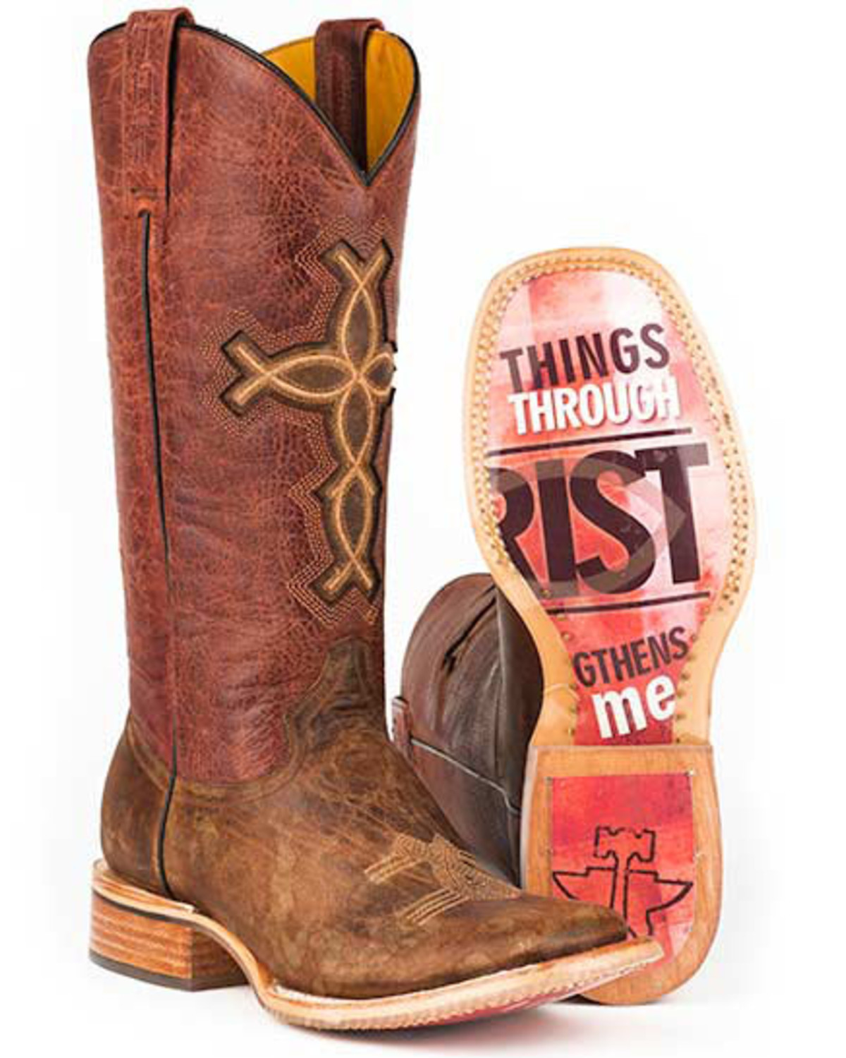 Tin Haul I Believe Cowgirl Boots Square Toe Sheplers