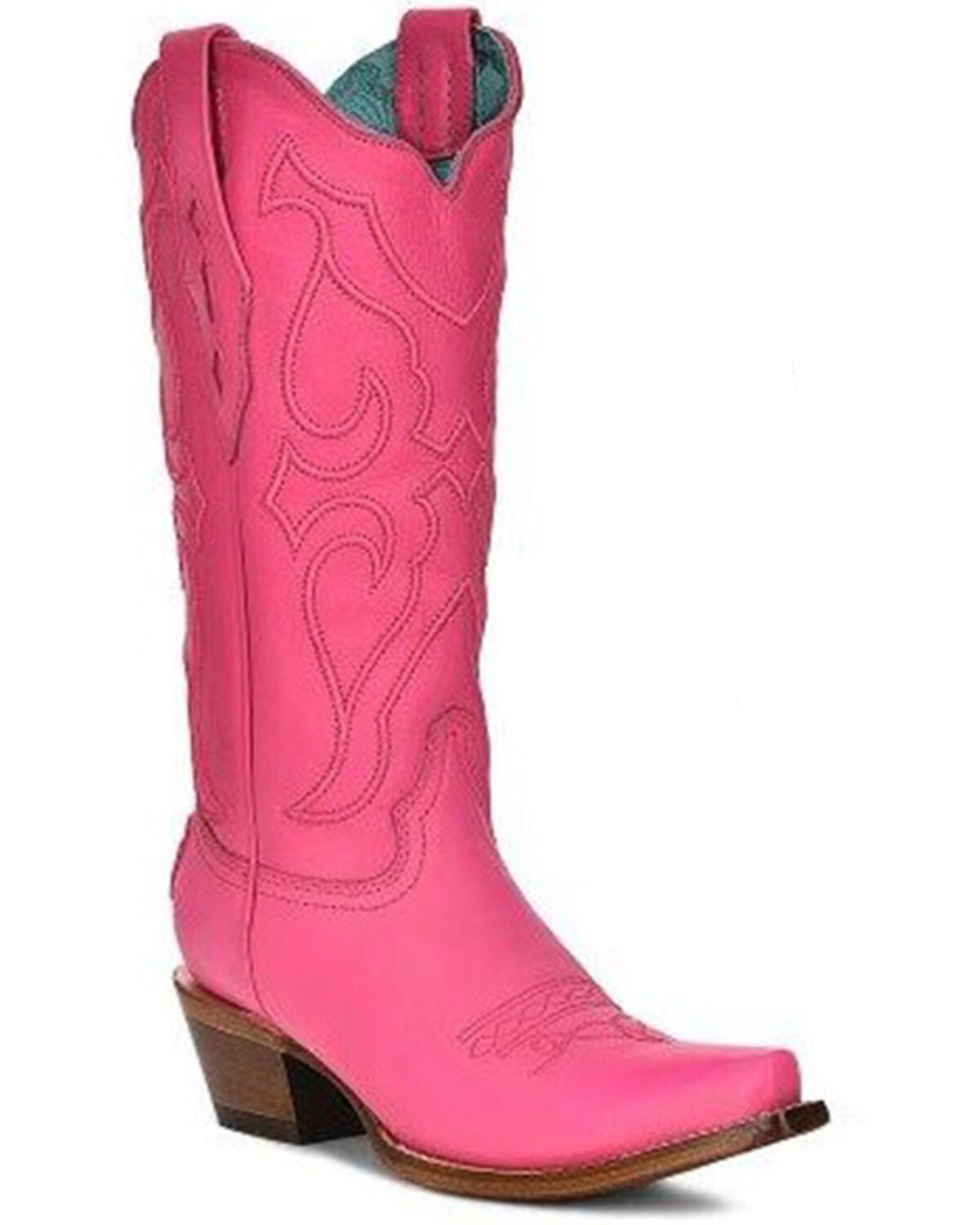 Corral Women's Fuchsia Western Boots - Snip Toe, Fuchsia