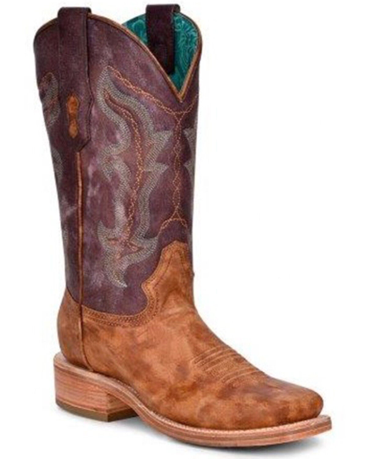 Corral Women's Rodeo Collection Western Boots - Broad Square Toe, Sand