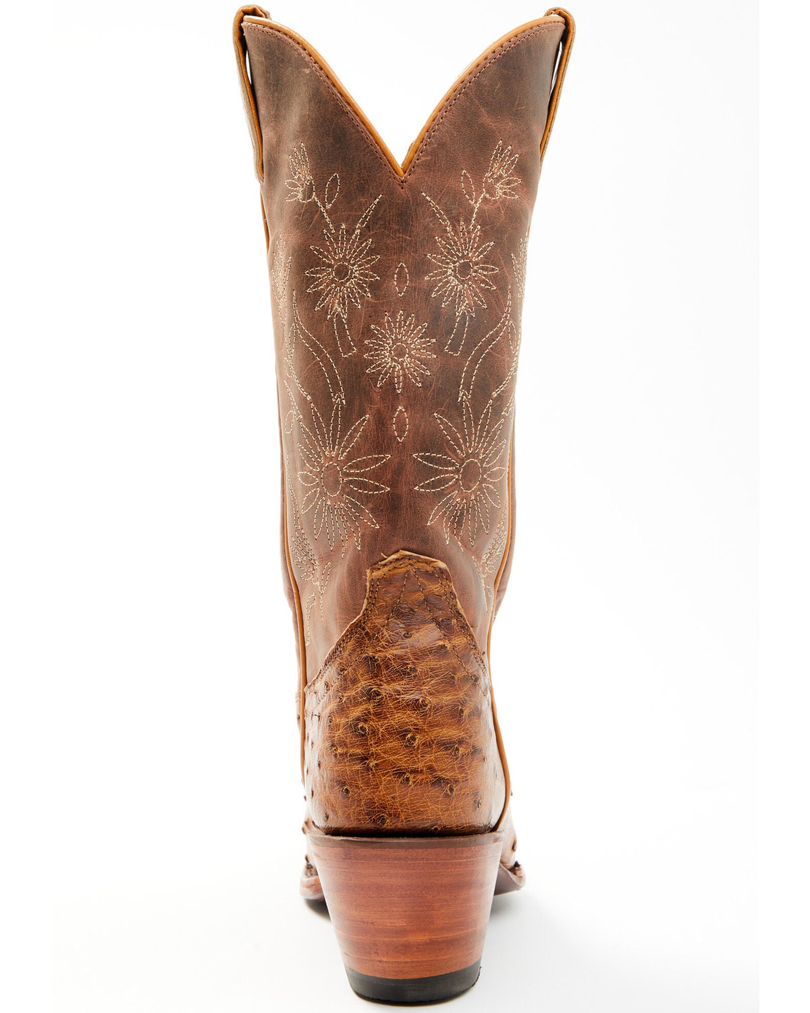 Shyanne Women's Daisie Exotic Full Quill Ostrich Western Boots - Snip ...