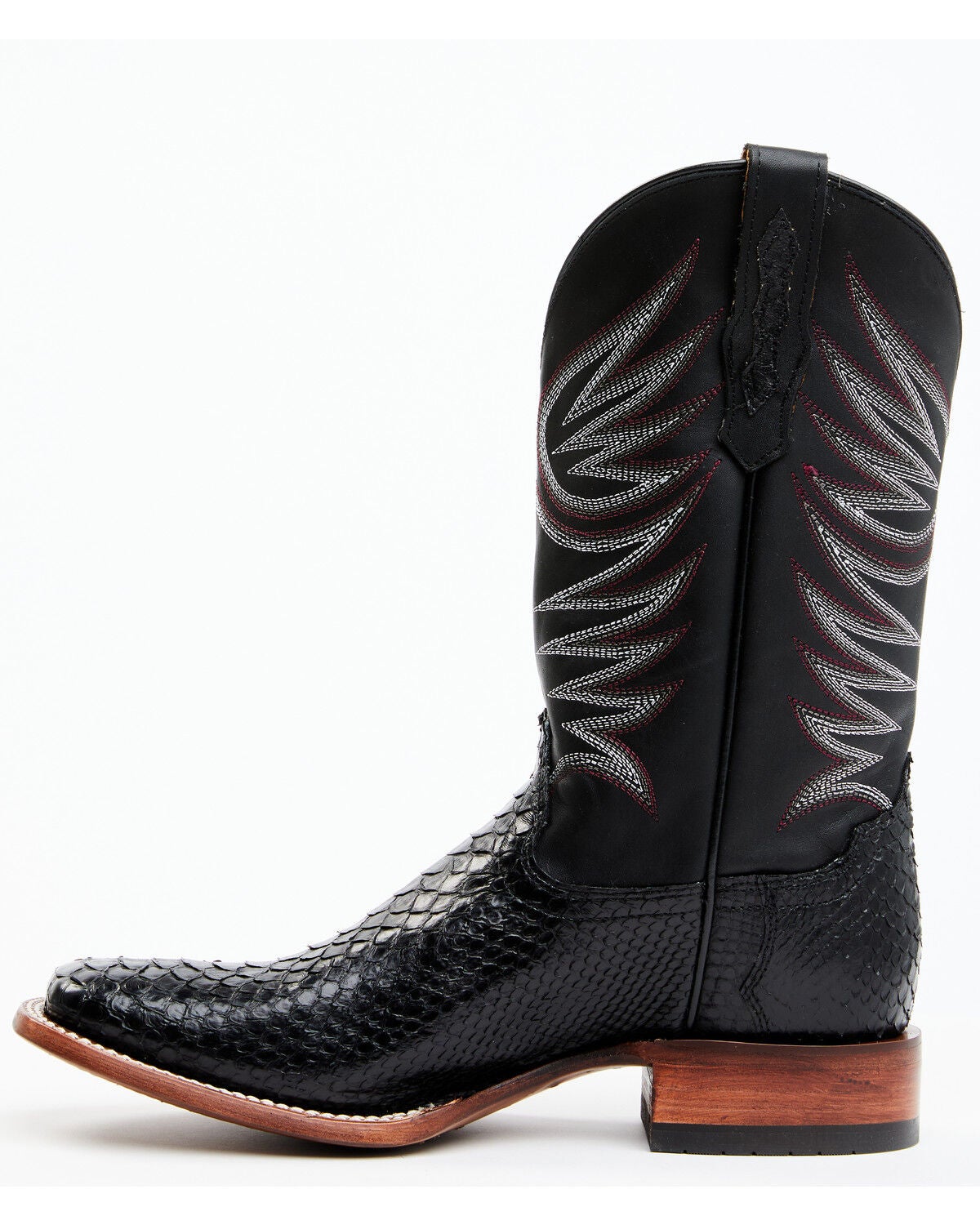 Cody James Men's Matte Python Exotic Western Boots - Broad Square Toe ...