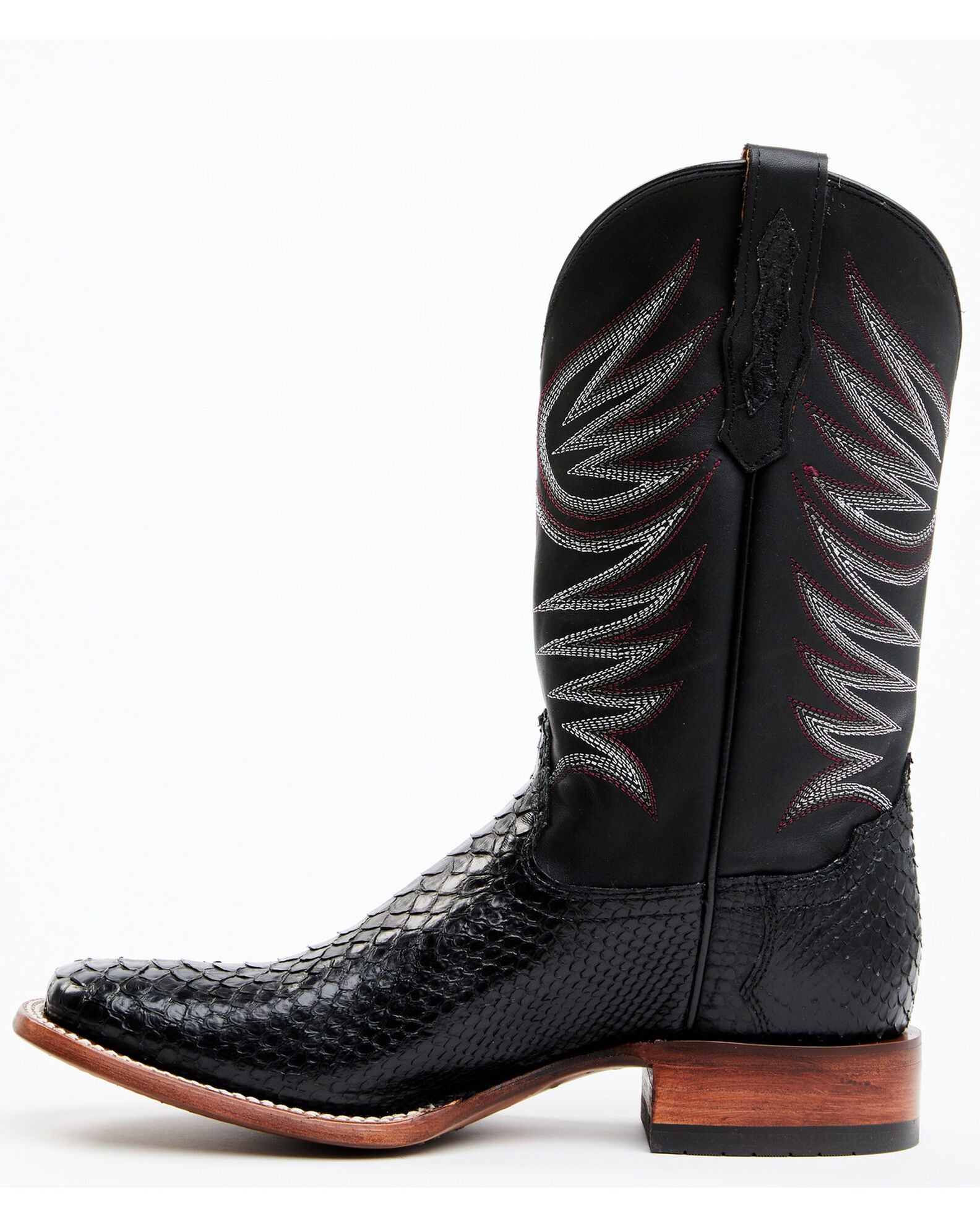 Cody James Men's Matte Python Exotic Western Boots - Broad Square Toe ...