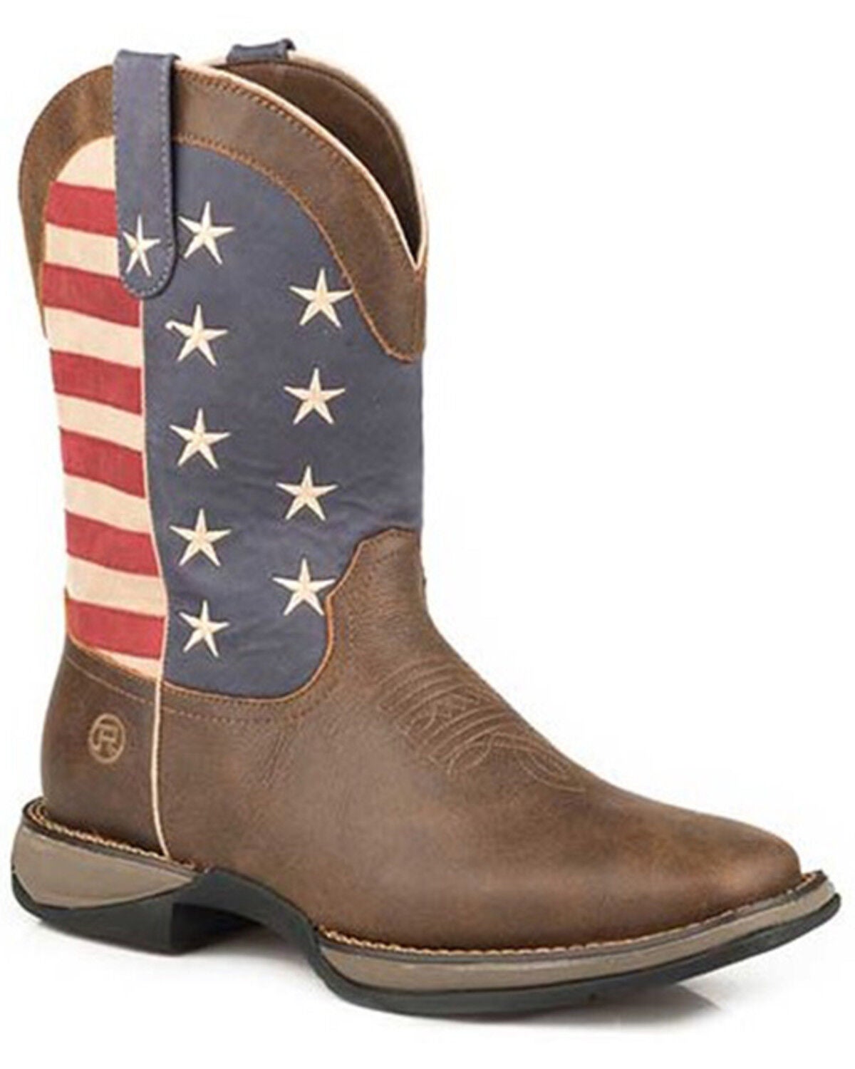 Men's Roper Broad Square Toe Cowboy Boots - Sheplers