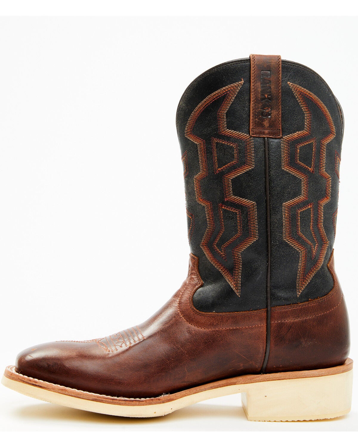 RANK 45® Men's Bullet Saddle Western Performance Boots - Broad Square ...