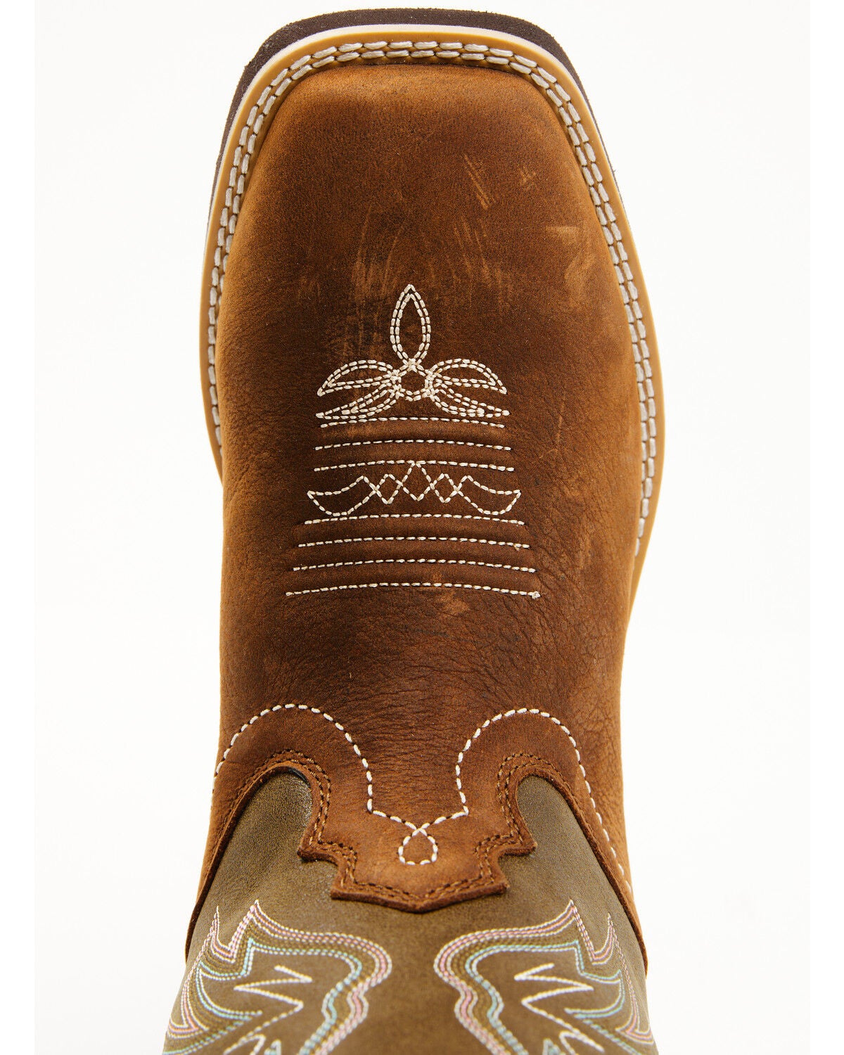 RANK 45® Women's Sage Western Performance Boots - Broad Square Toe, Olive