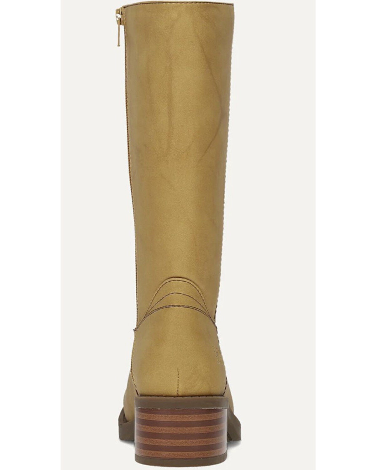 Frye & Co Girls' Miranda Tall Fashion Boots - Broad Square Toe, Yellow