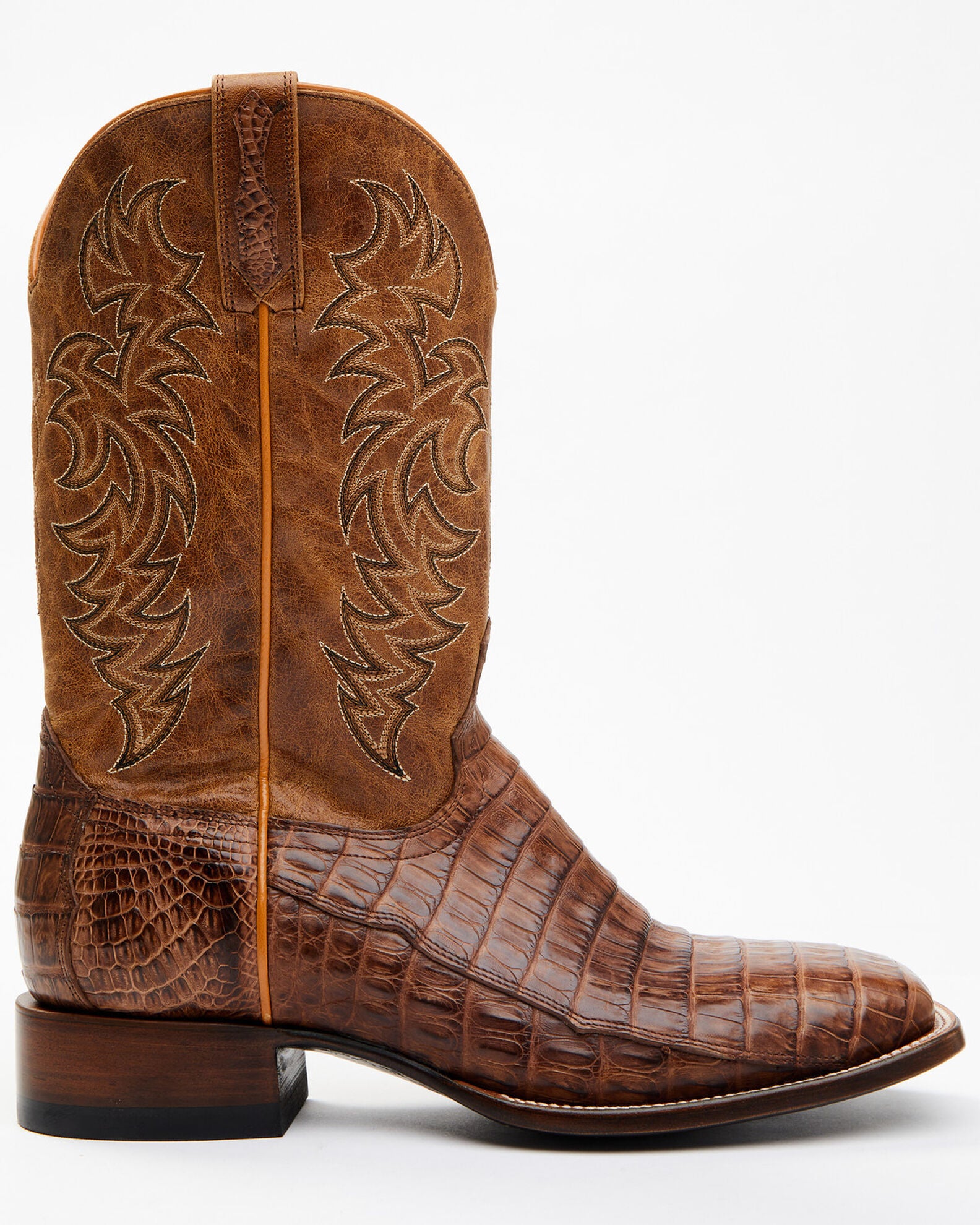 Cody James Men's Nuez Exotic Caiman Skin Western Boots - Broad Square ...