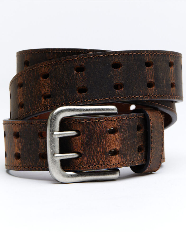 Hawx® Mens Double Perforated Work Belt Sheplers