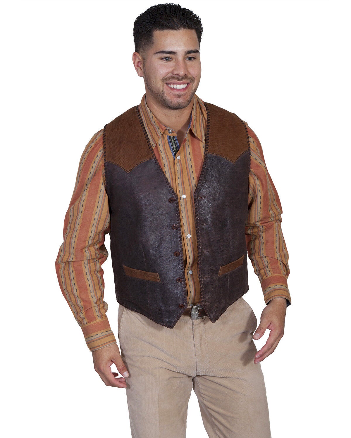 Scully Vests: Leather Vests for Men - Sheplers