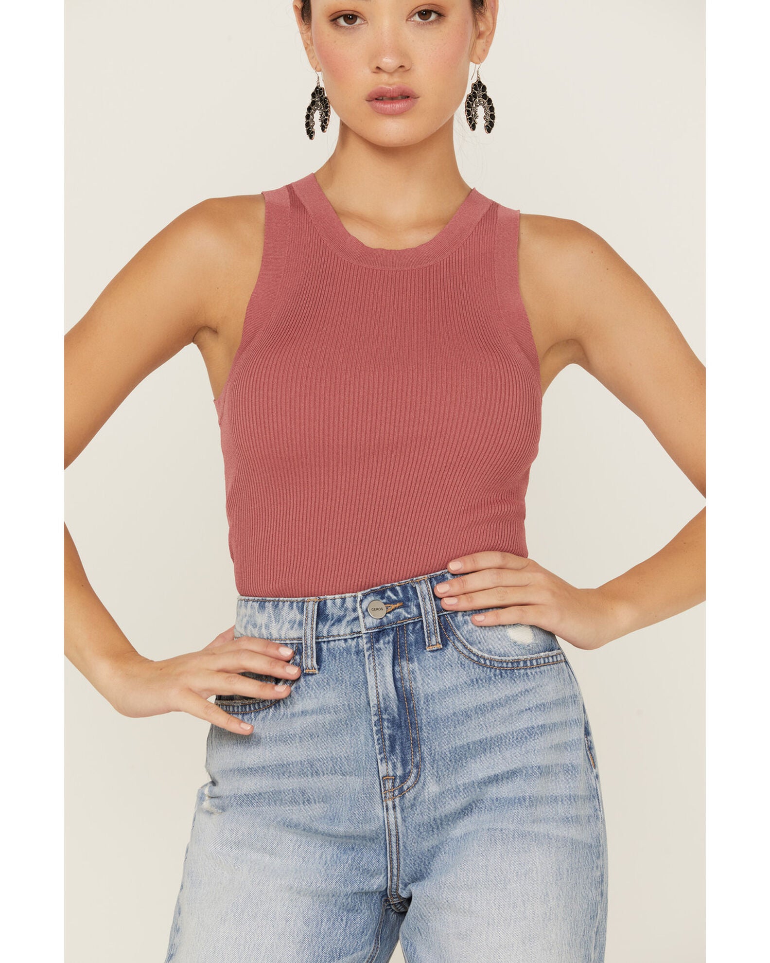 Product Name: Panhandle Women's Ribbed Bodycon Tank