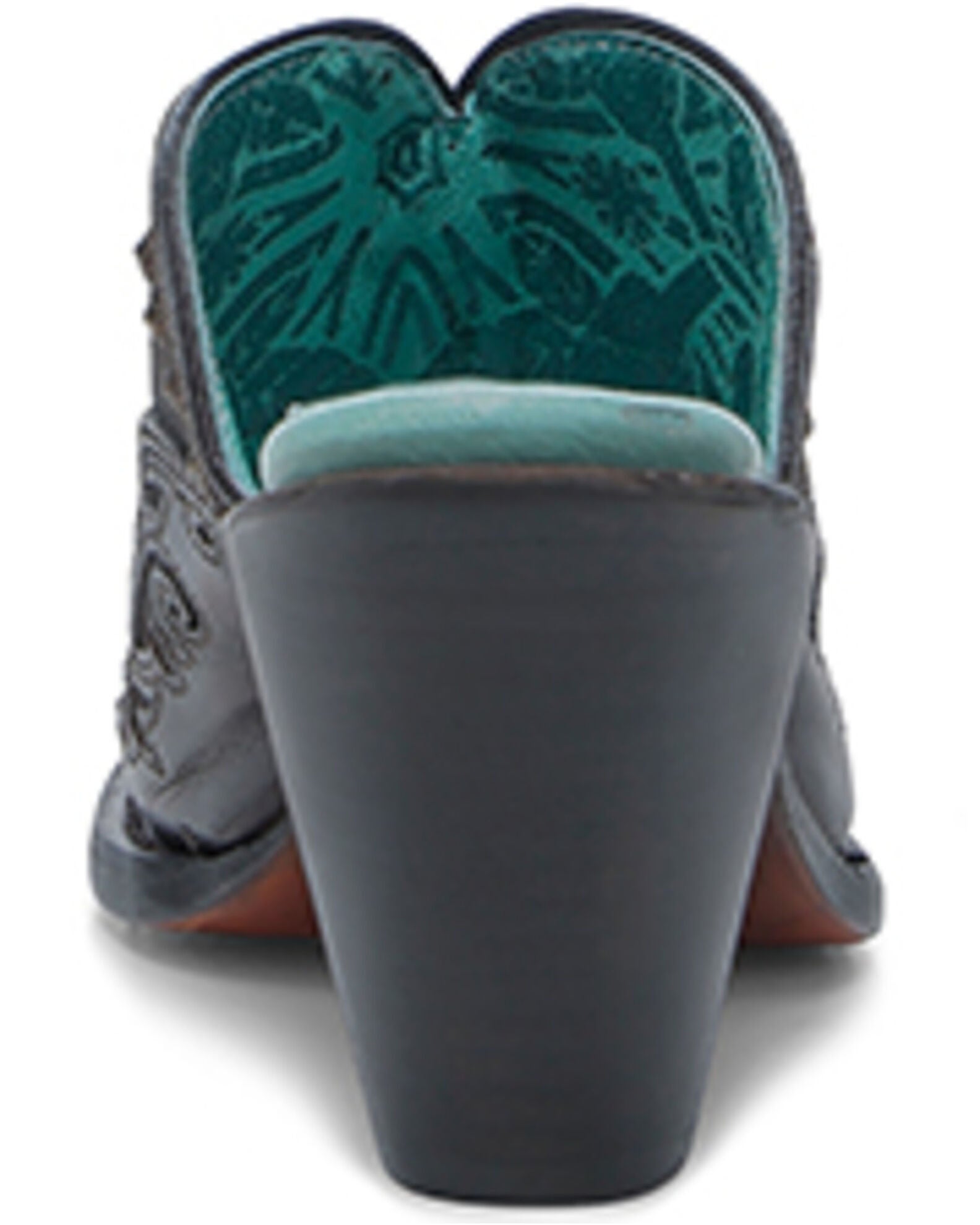 Corral Women's Inlay and Embroidered Mules, Blue