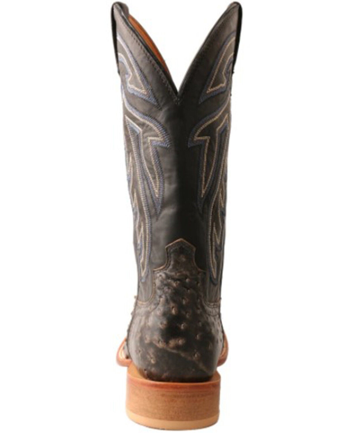 Twistex X Men's Ruff Stock Fill-Quill Ostrich Vamp Exotic Western Boot ...