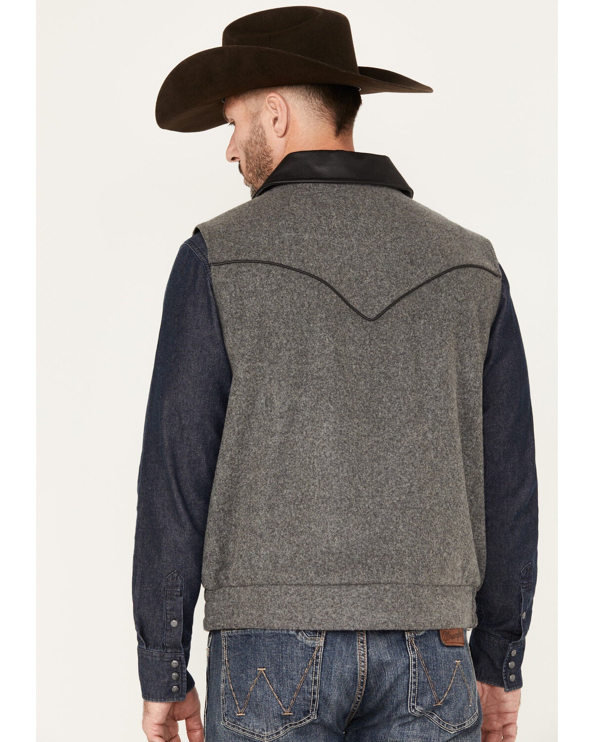 Powder River Outfitters Men's Heathered Wool Vest | Sheplers