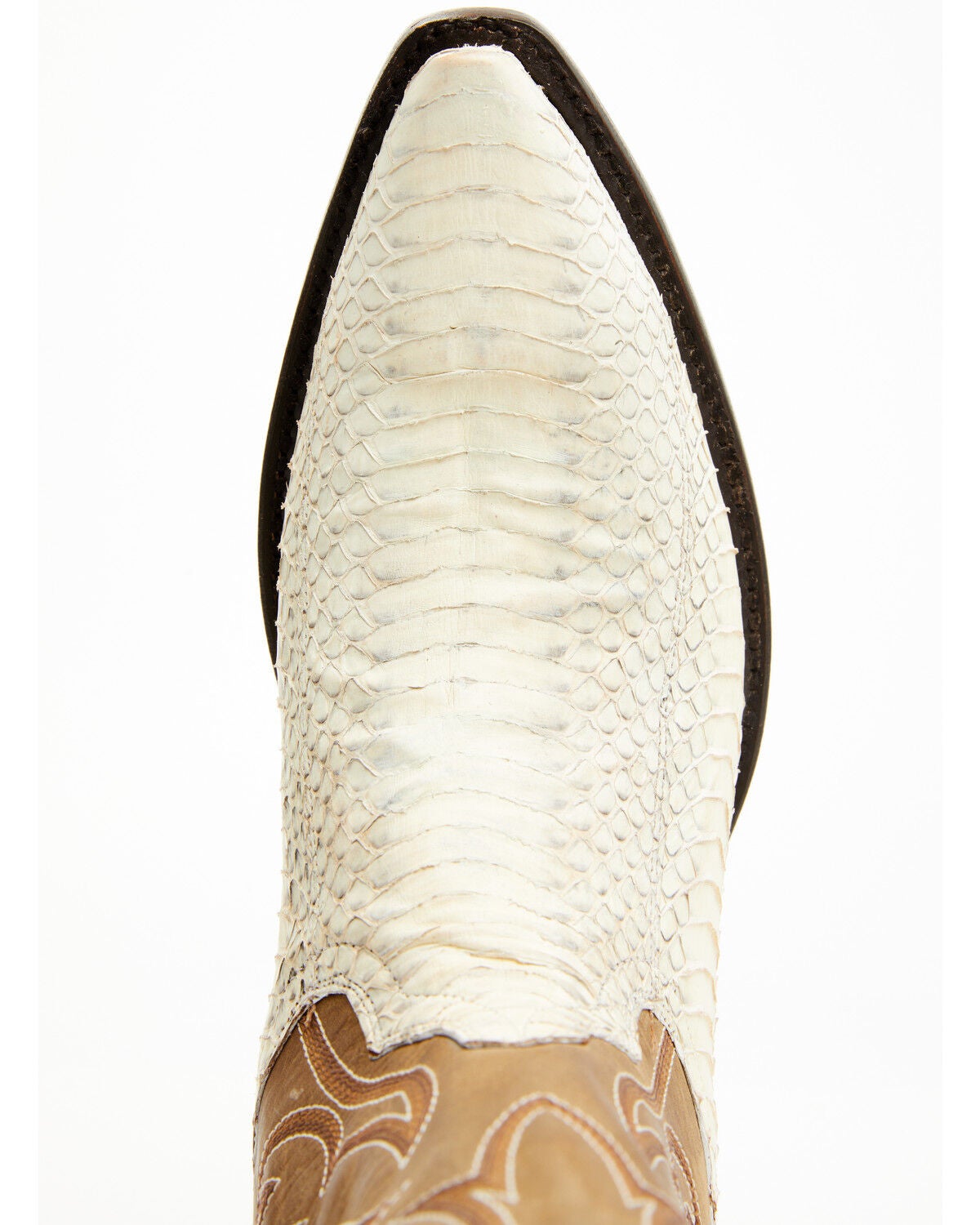 white python snake boots
