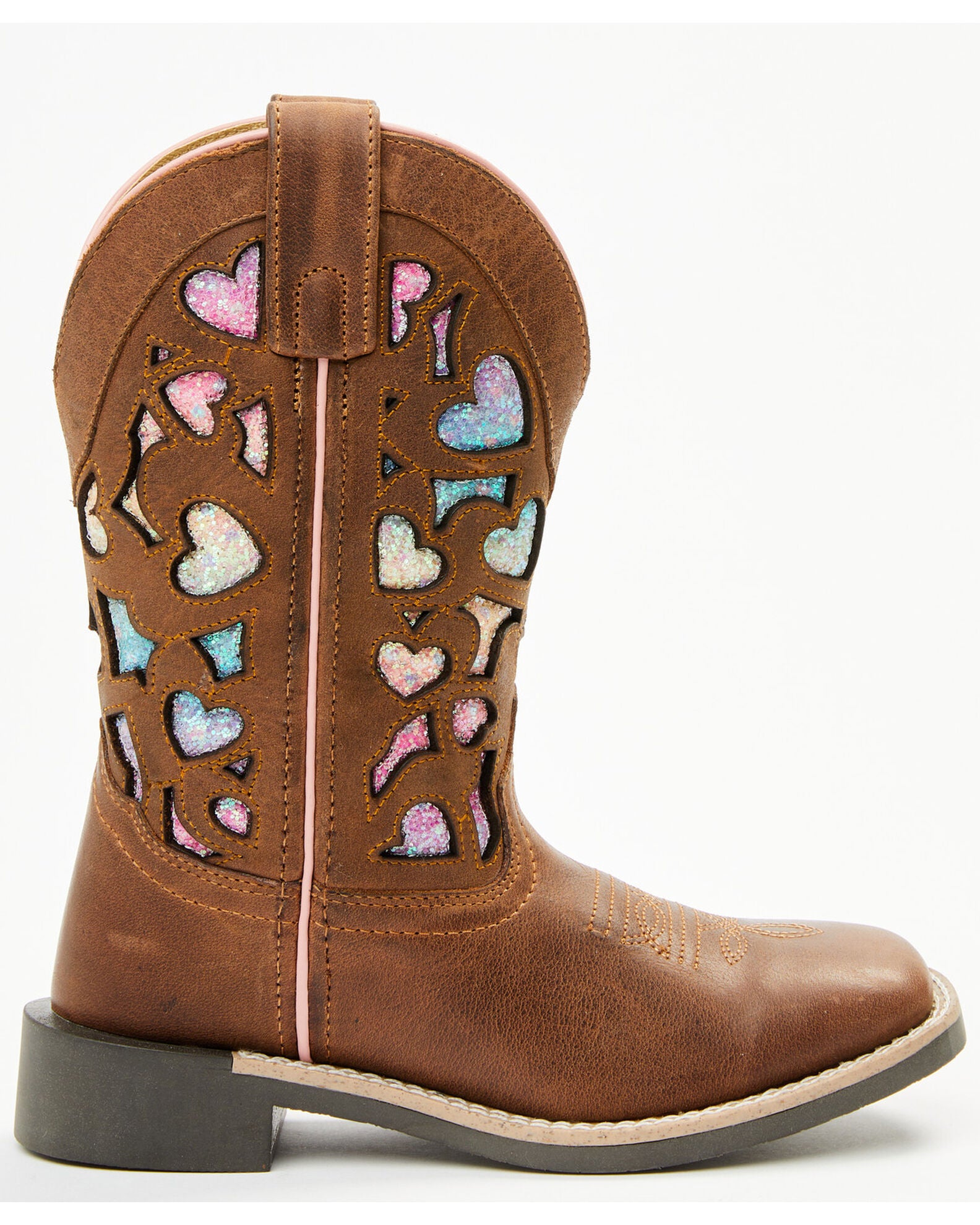 Product Name: Shyanne Girls' Mi Amor Glitter Inlay Western Boots ...