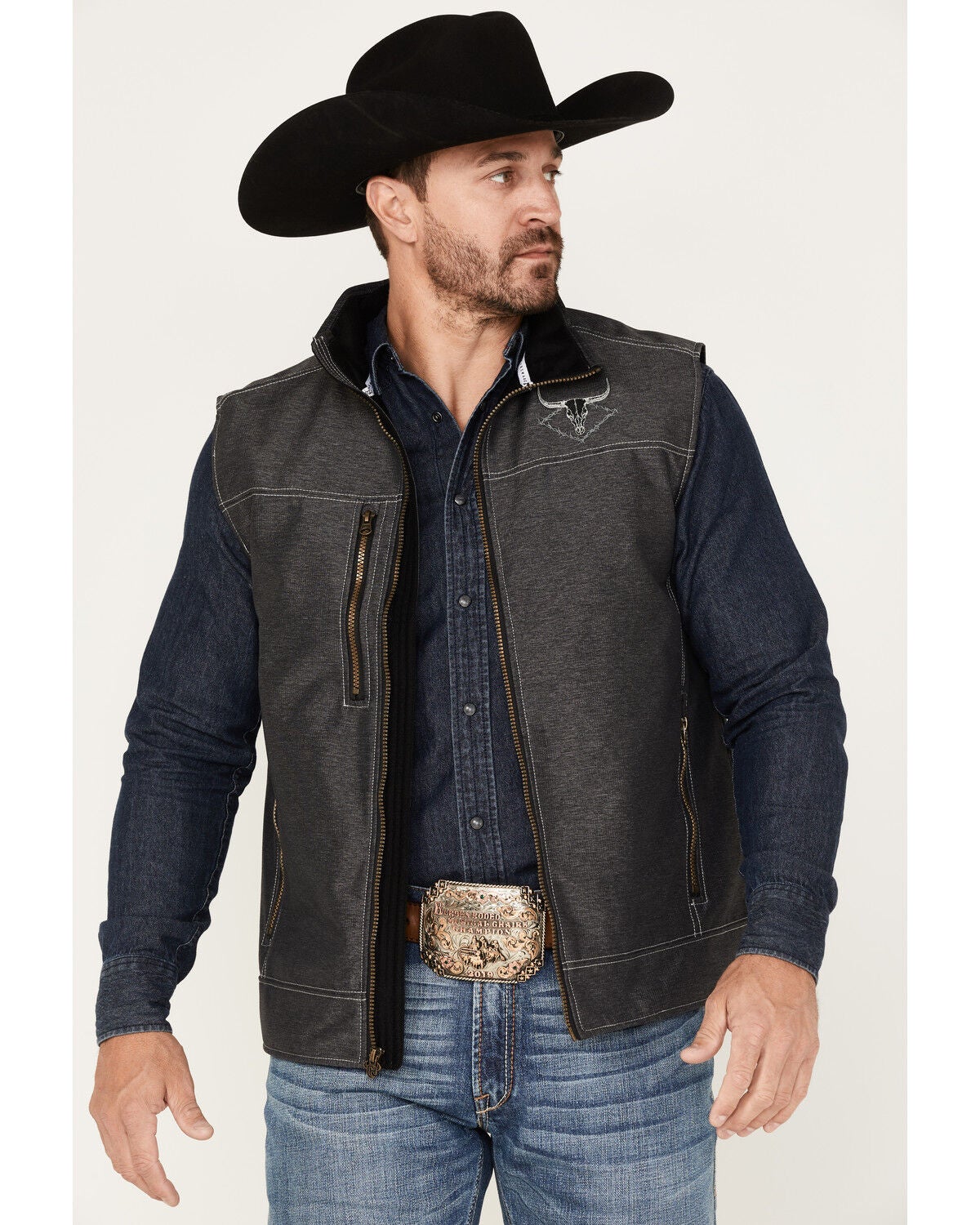 Men's Western & Cowboy Vests: Wool, Suede - Sheplers