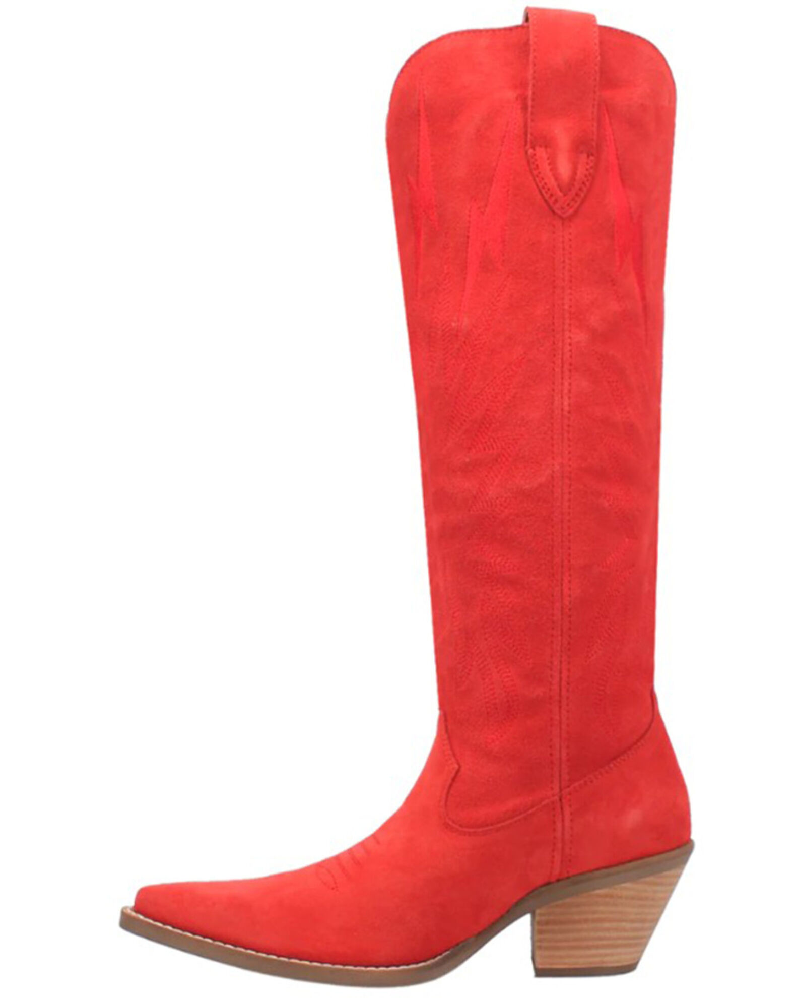 Dingo Womens Thunder Road Western Performance Boots Snip Toe Red