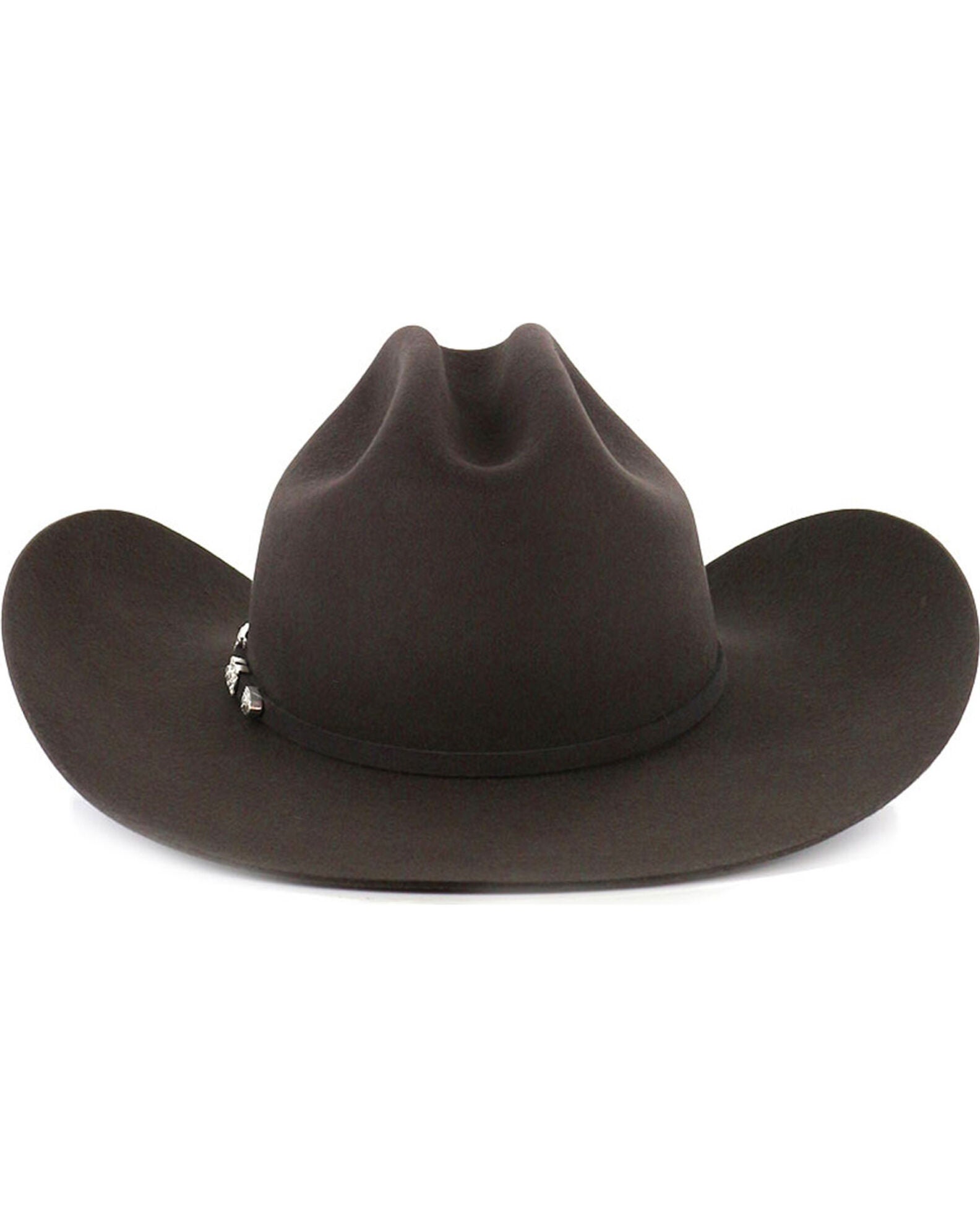 George Strait by Resistol Logan 6X Felt Cowboy Hat, Charcoal