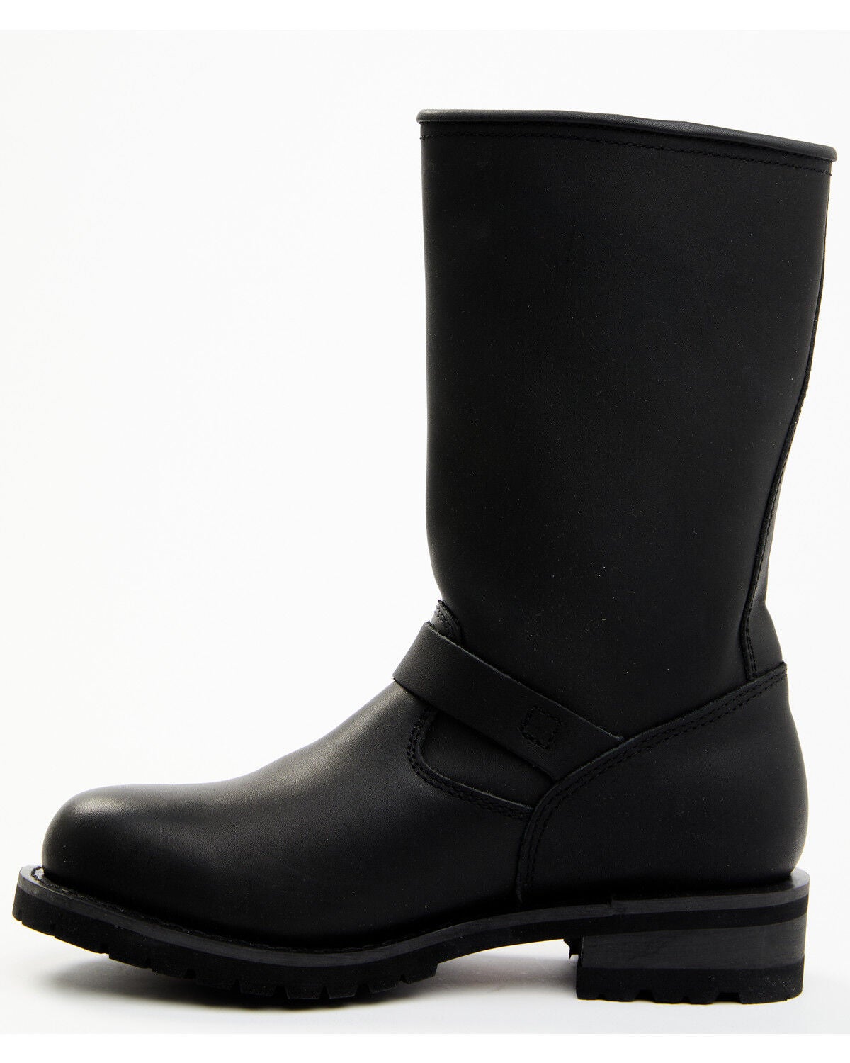 Ad Tec Men's Heavy Duty 13" Engineer Boots - Round Toe, Black