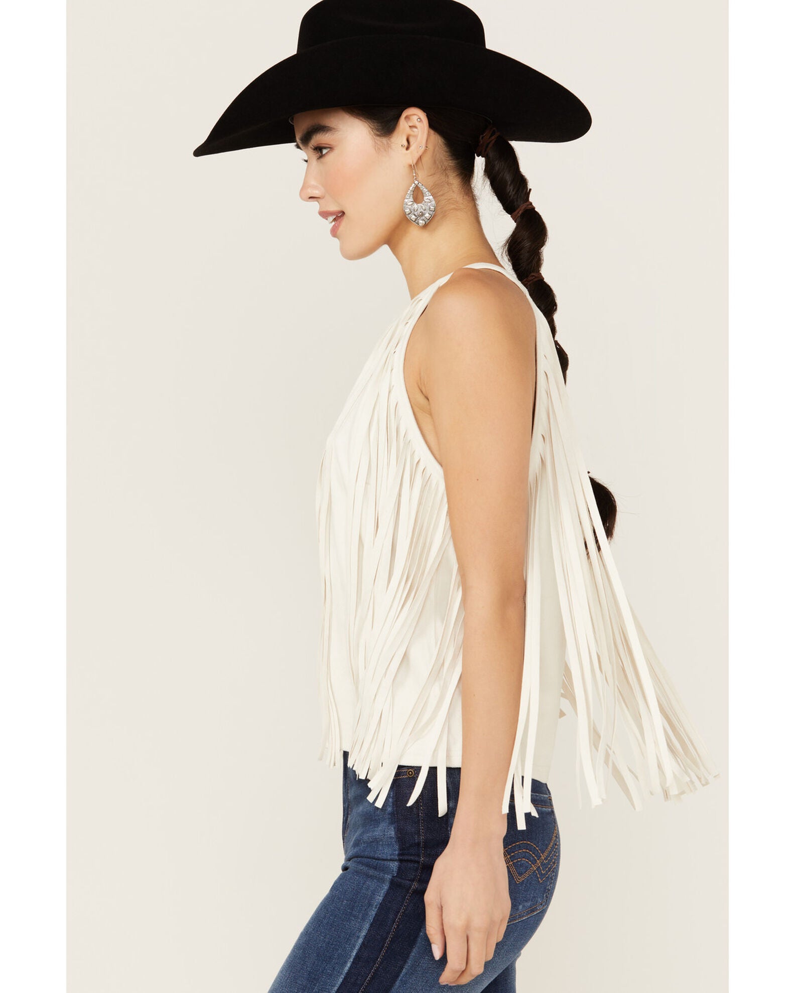 Product Name: Idyllwind Women's Madie Faux Suede Fringe Tank