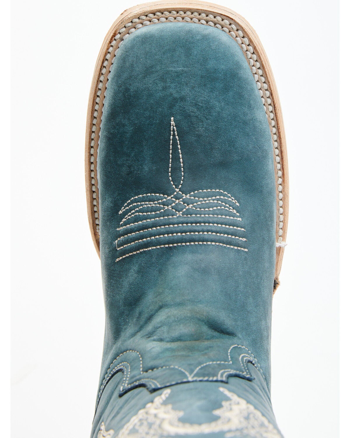 Circle G Women's Distressed Embroidered Western Boots - Broad Square Toe