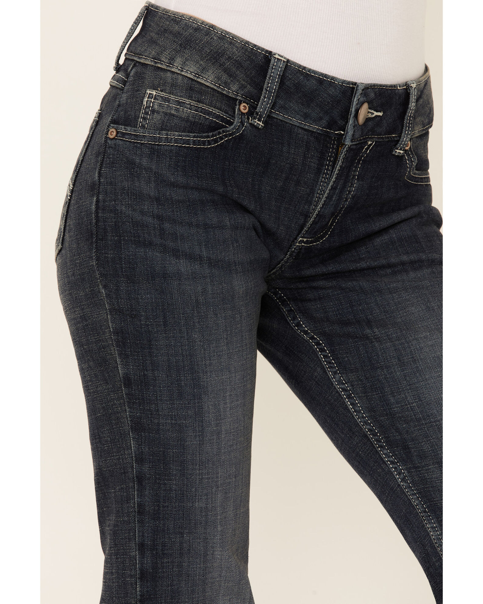 Product Name Wrangler Womens Dark Wash Bootcut Jeans