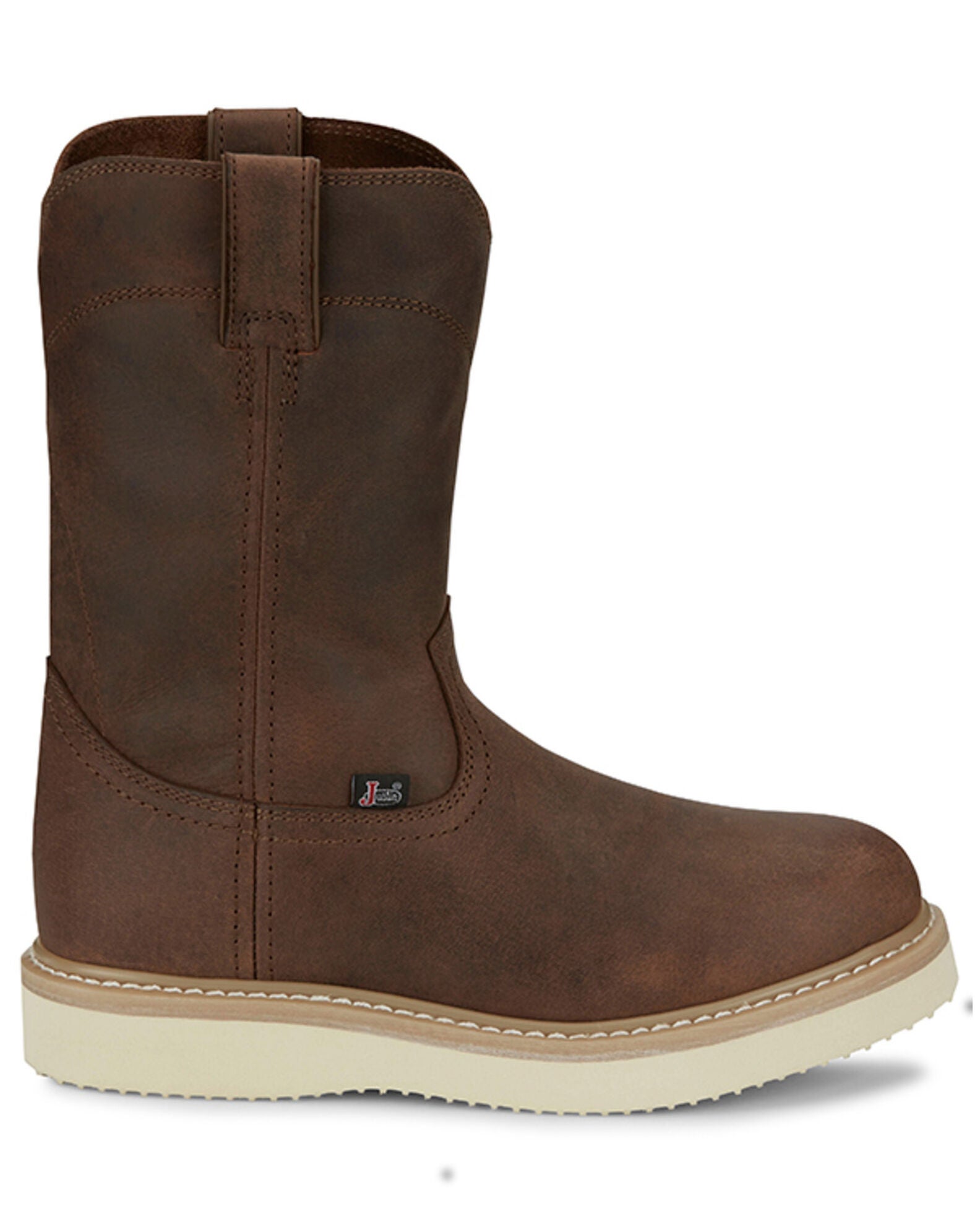 Product Name: Justin Men's Ram Pull-On Work Boots - Soft Toe