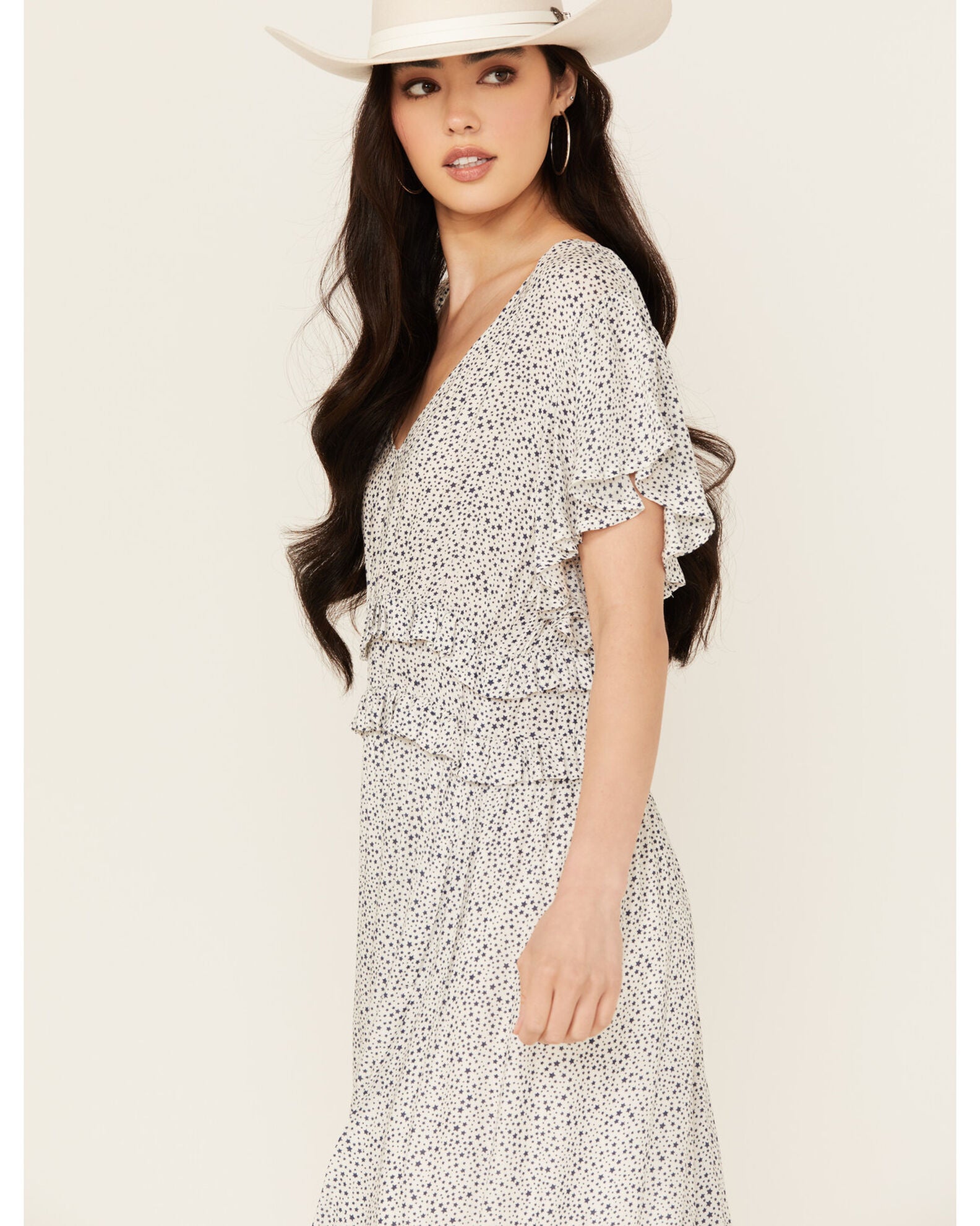 Product Name: Stetson Women's Herringbone Midi Dress