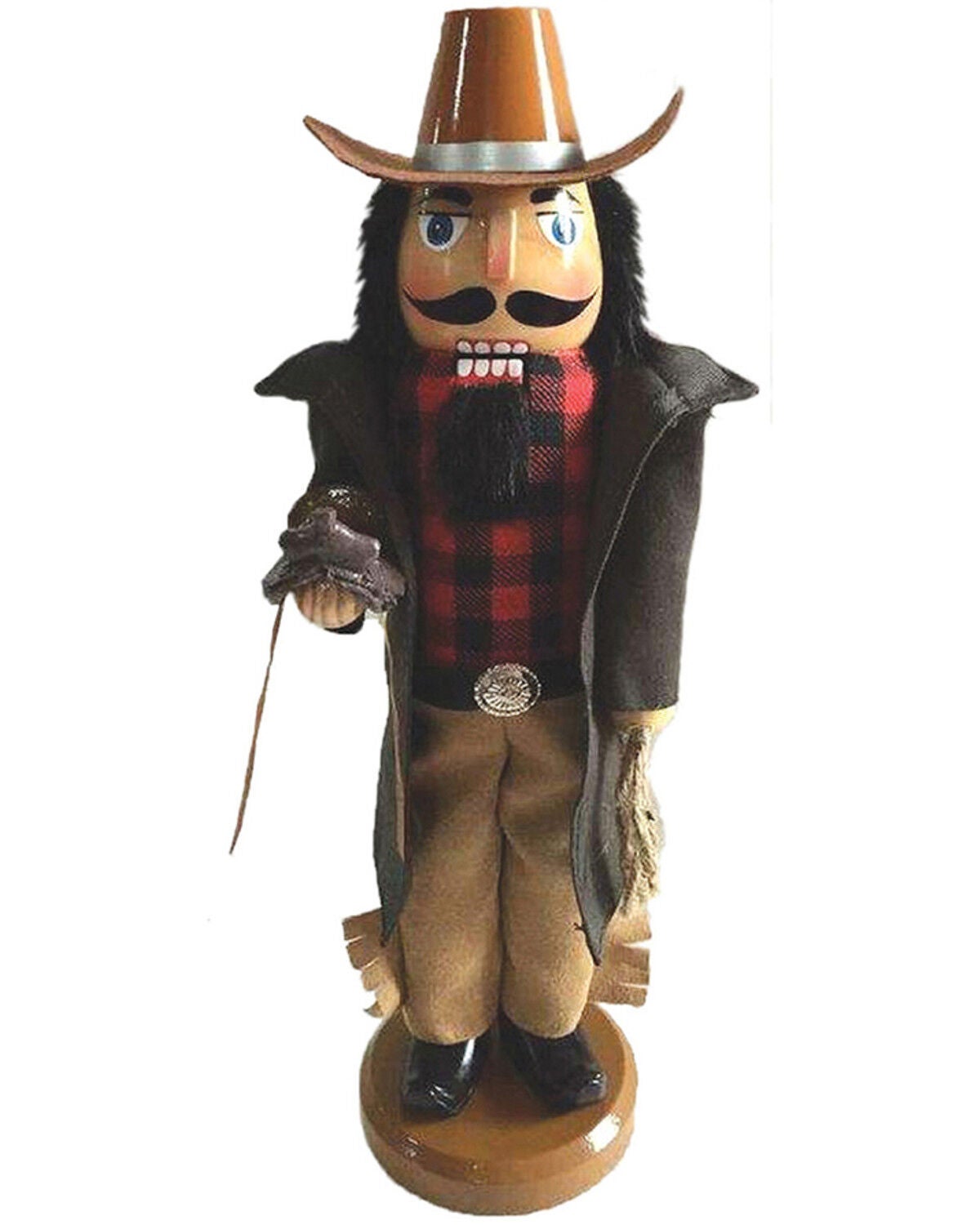 Santa's Workshop 14" Leather Duster Cowboy Nutcracker | Sheplers