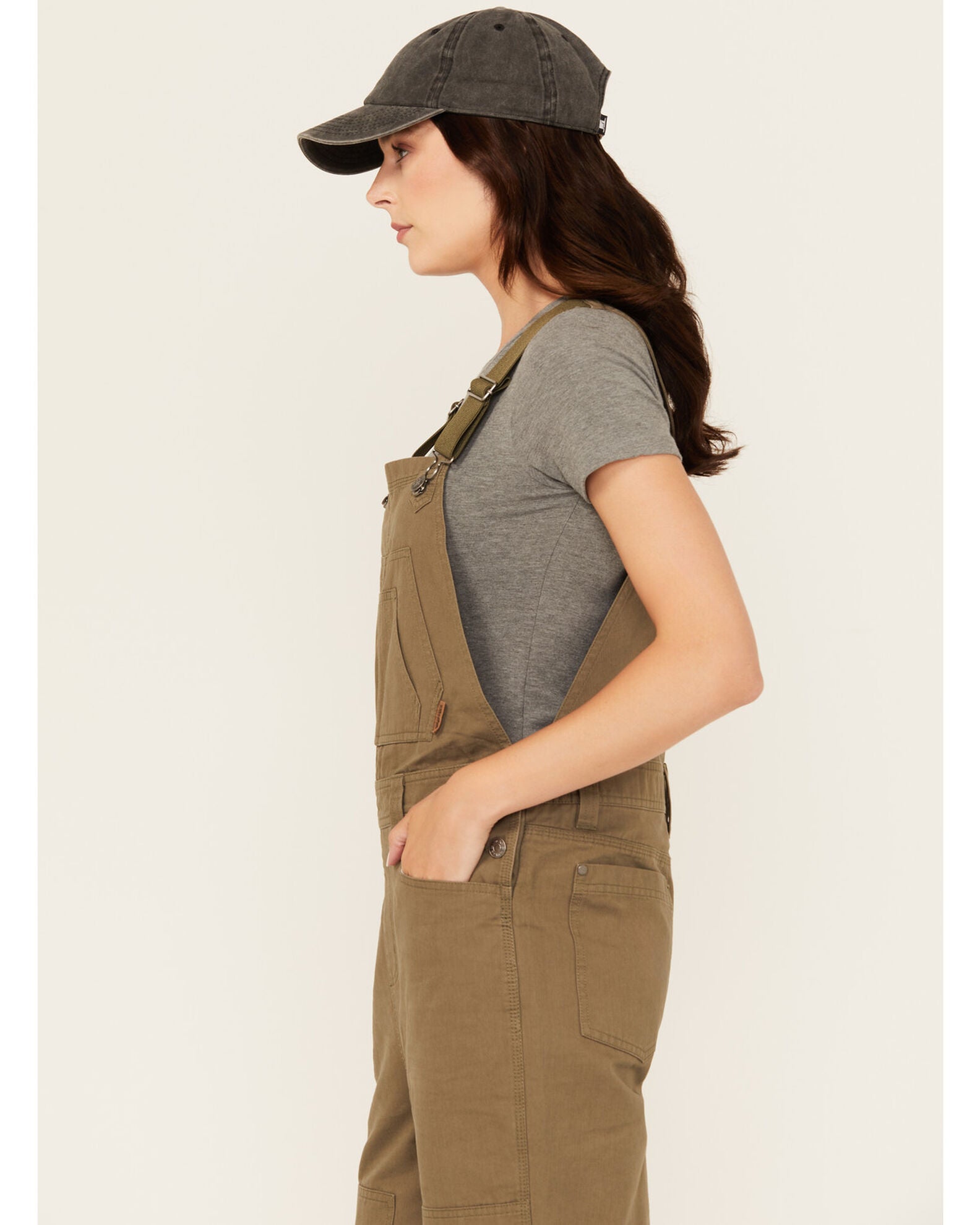 Product Name: Lucky Brand Workwear Women's Broken Canvas Work Overalls