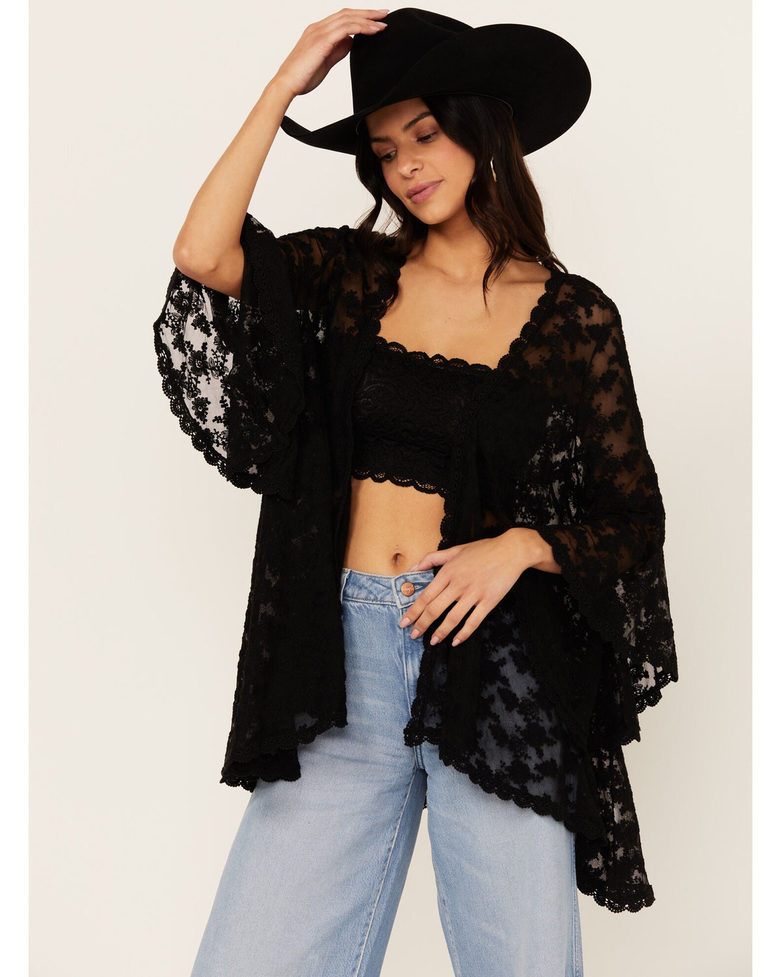Product Name: Cotton & Rye Women's Lace Kimono