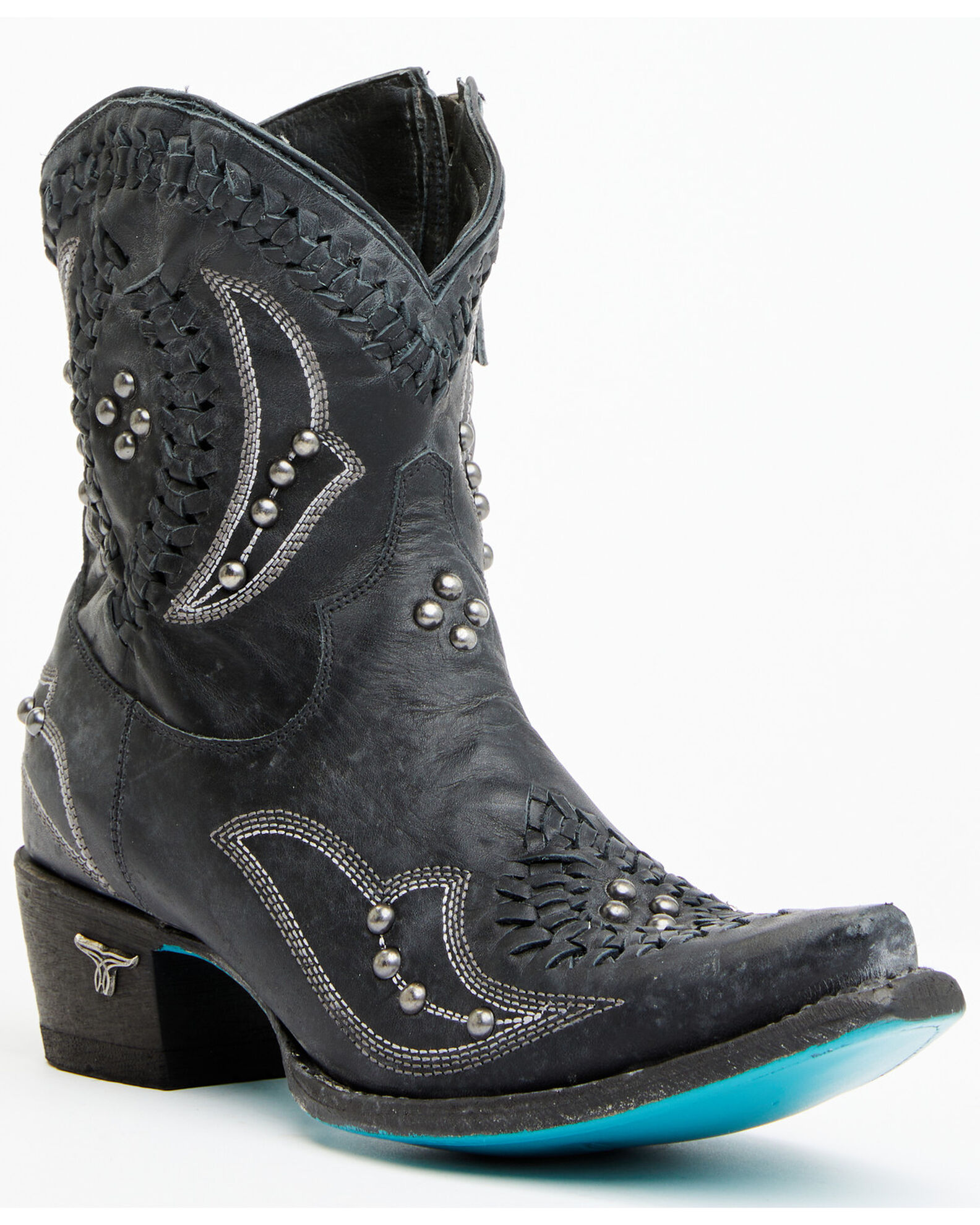 Product Name Lane Womens Cossette Western Booties Snip Toe