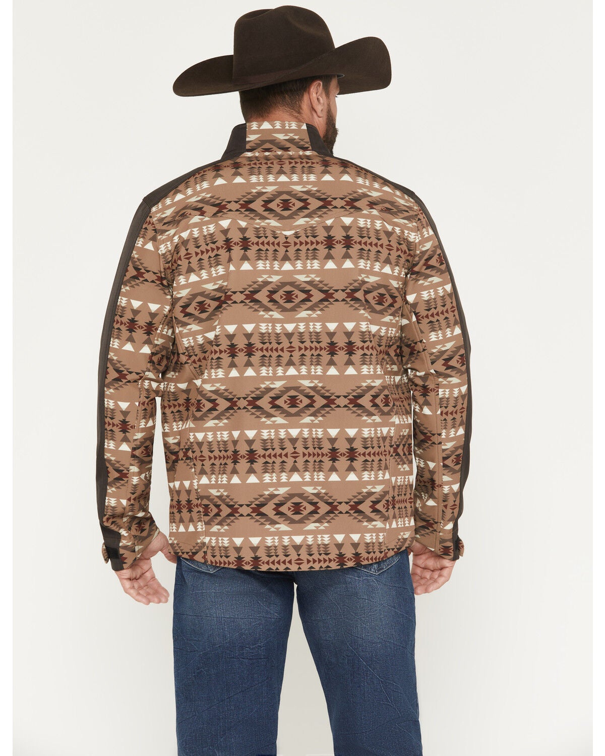 Cody James Men's Calhoun Southwestern Print Textured Softshell Jacket ...