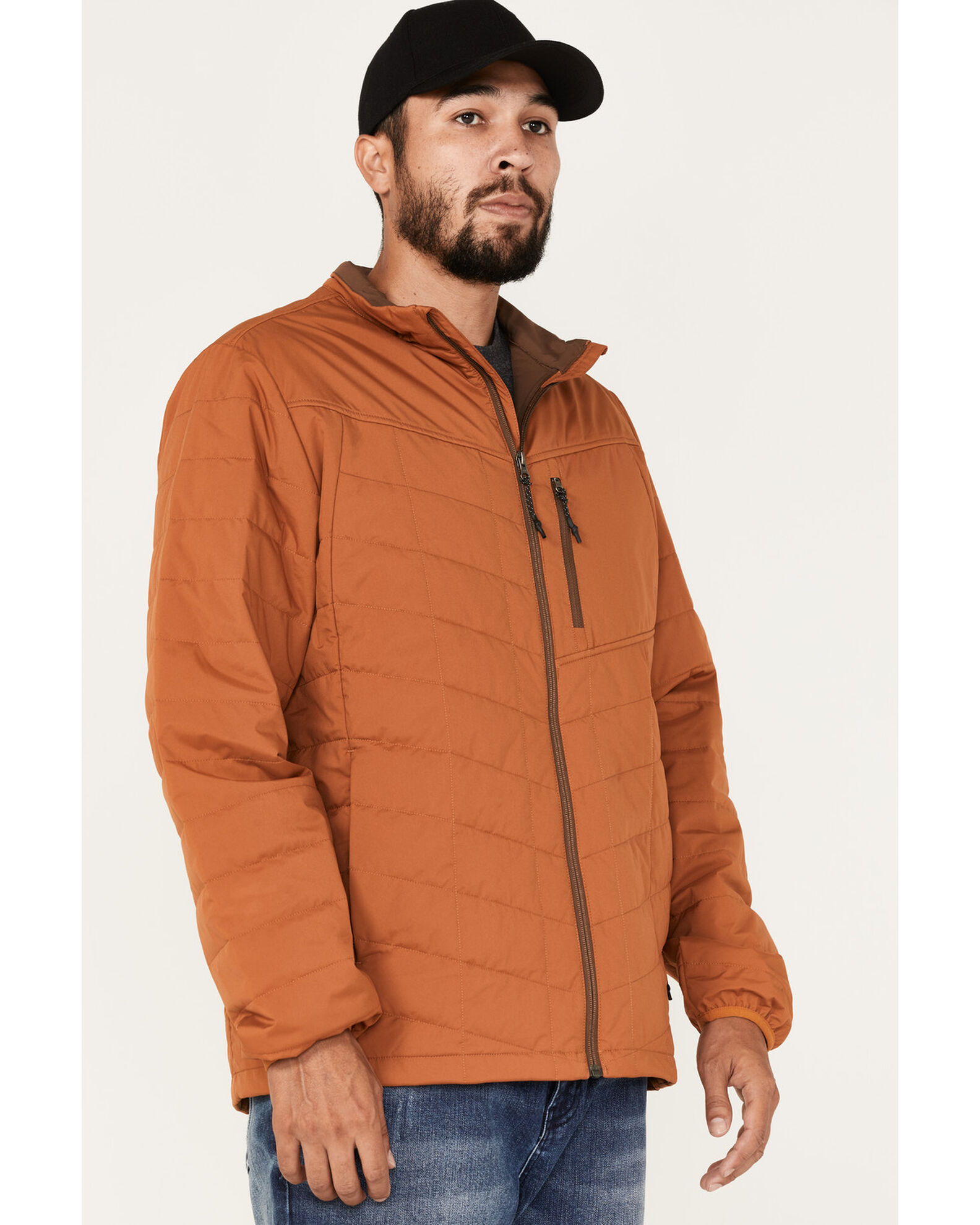 Brothers And Sons Mens Performance Lightweight Puffer Packable Jacket
