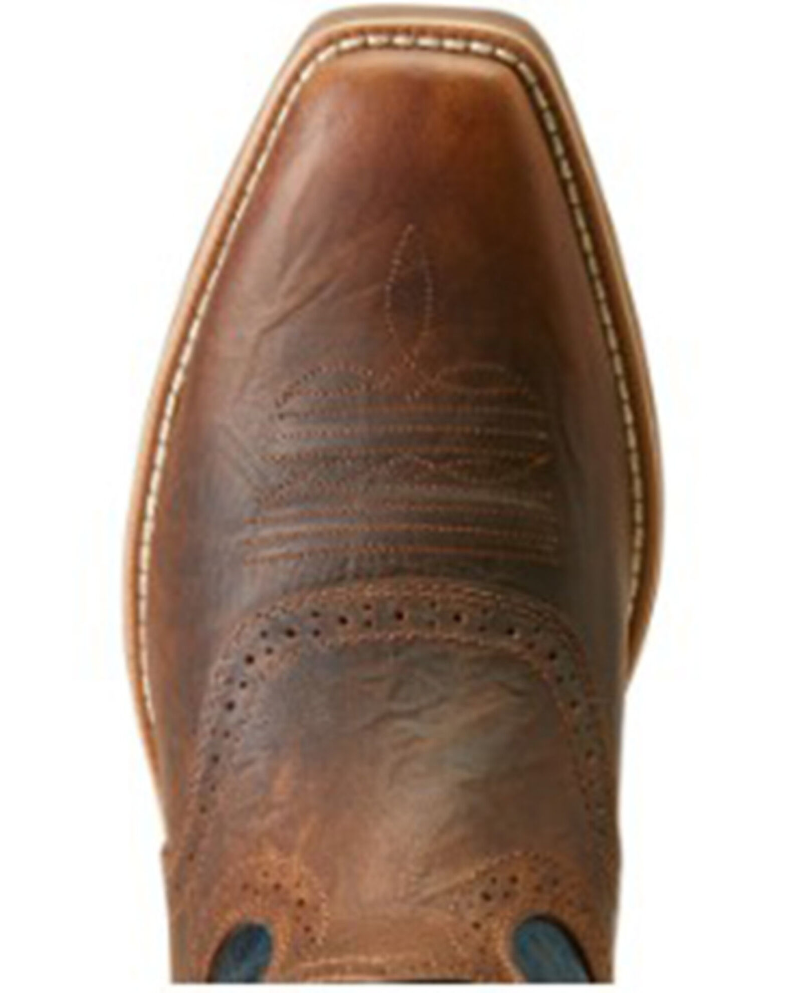 Ariat Mens Hybrid Roughstock Western Performance Boots Square Toe Brown