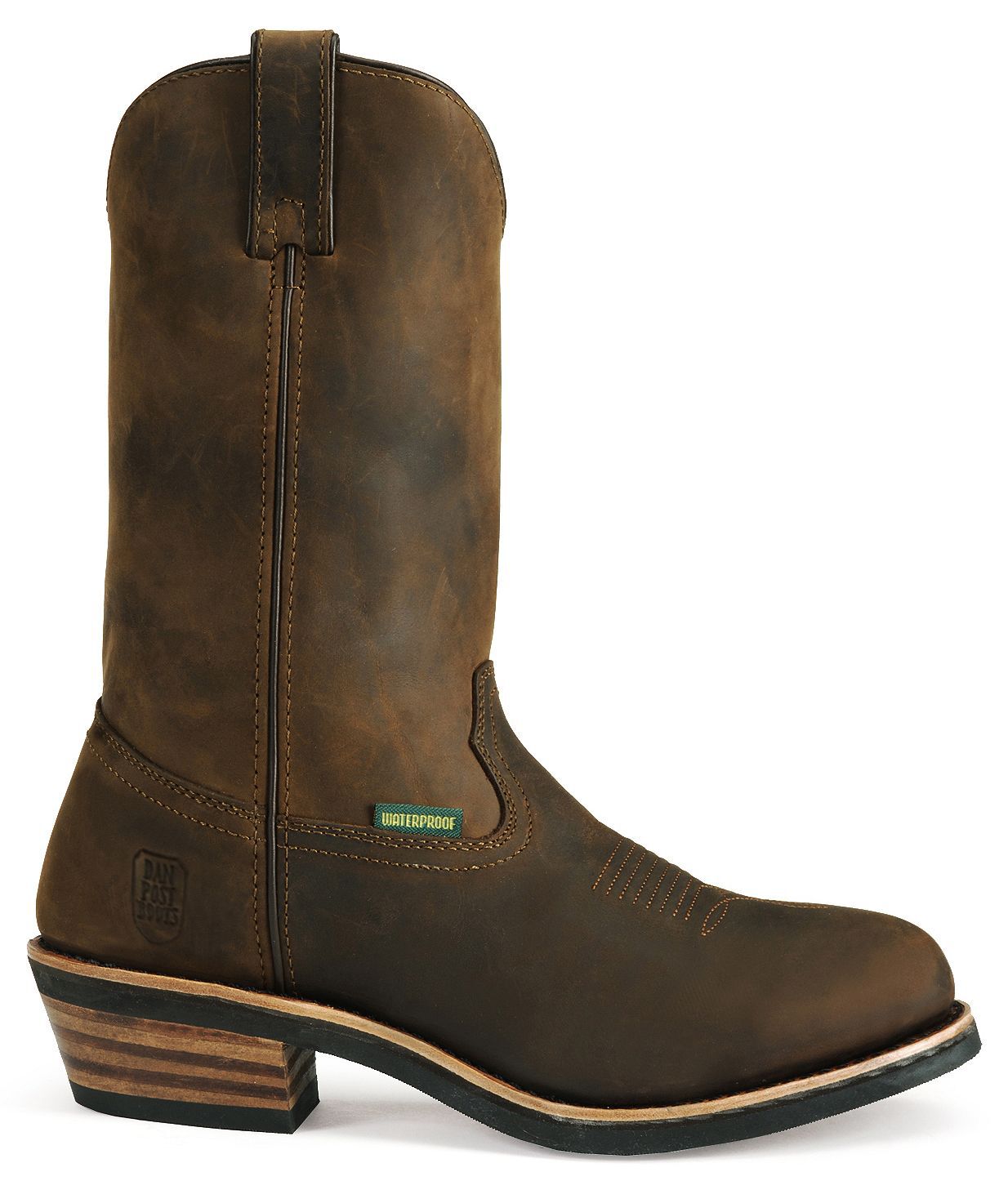 Dan Post Men's Albuquerque Waterproof Western Work Boots - Soft Toe ...