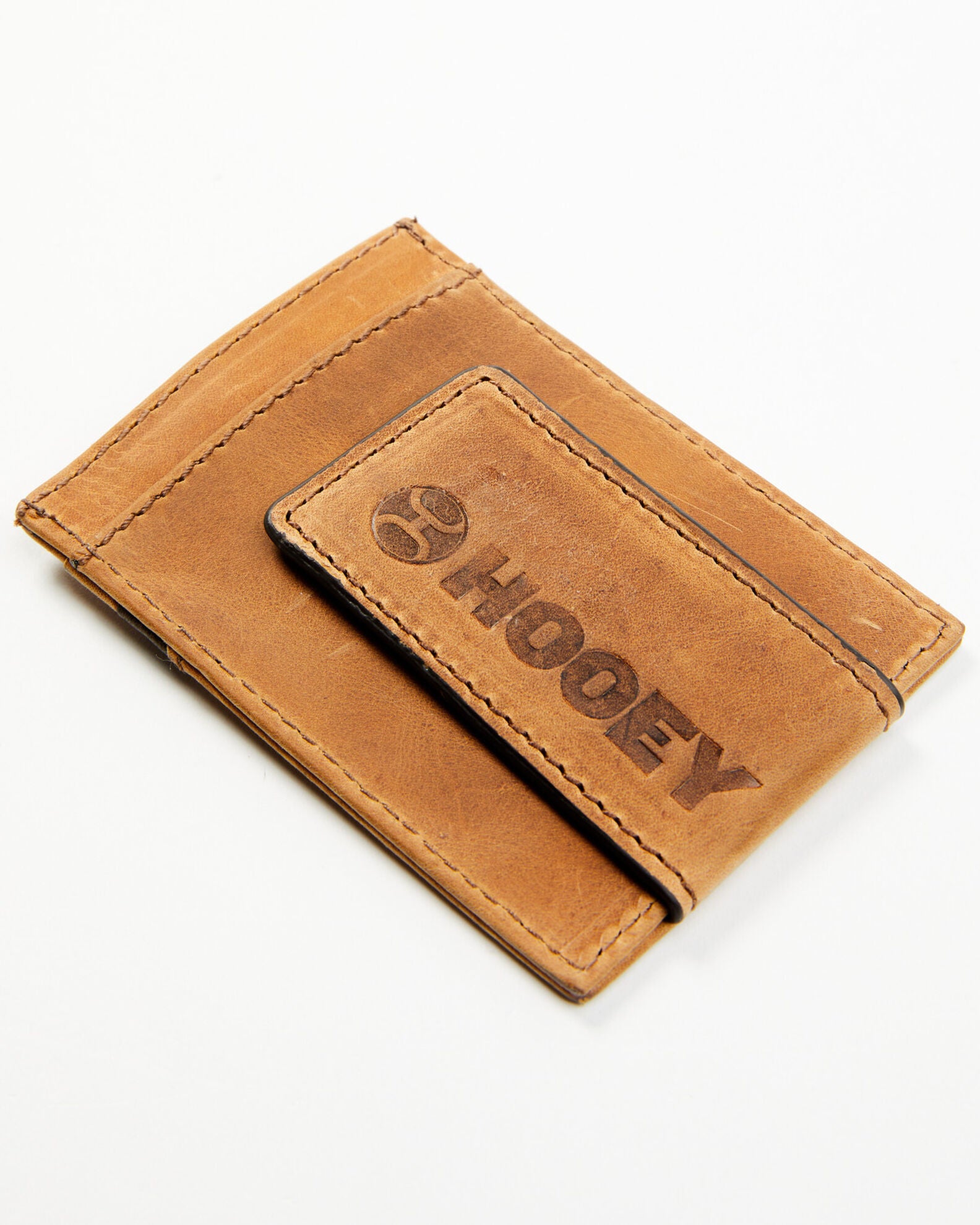 Product Name: Hooey Men's Tan Logo Embossed Money Clip
