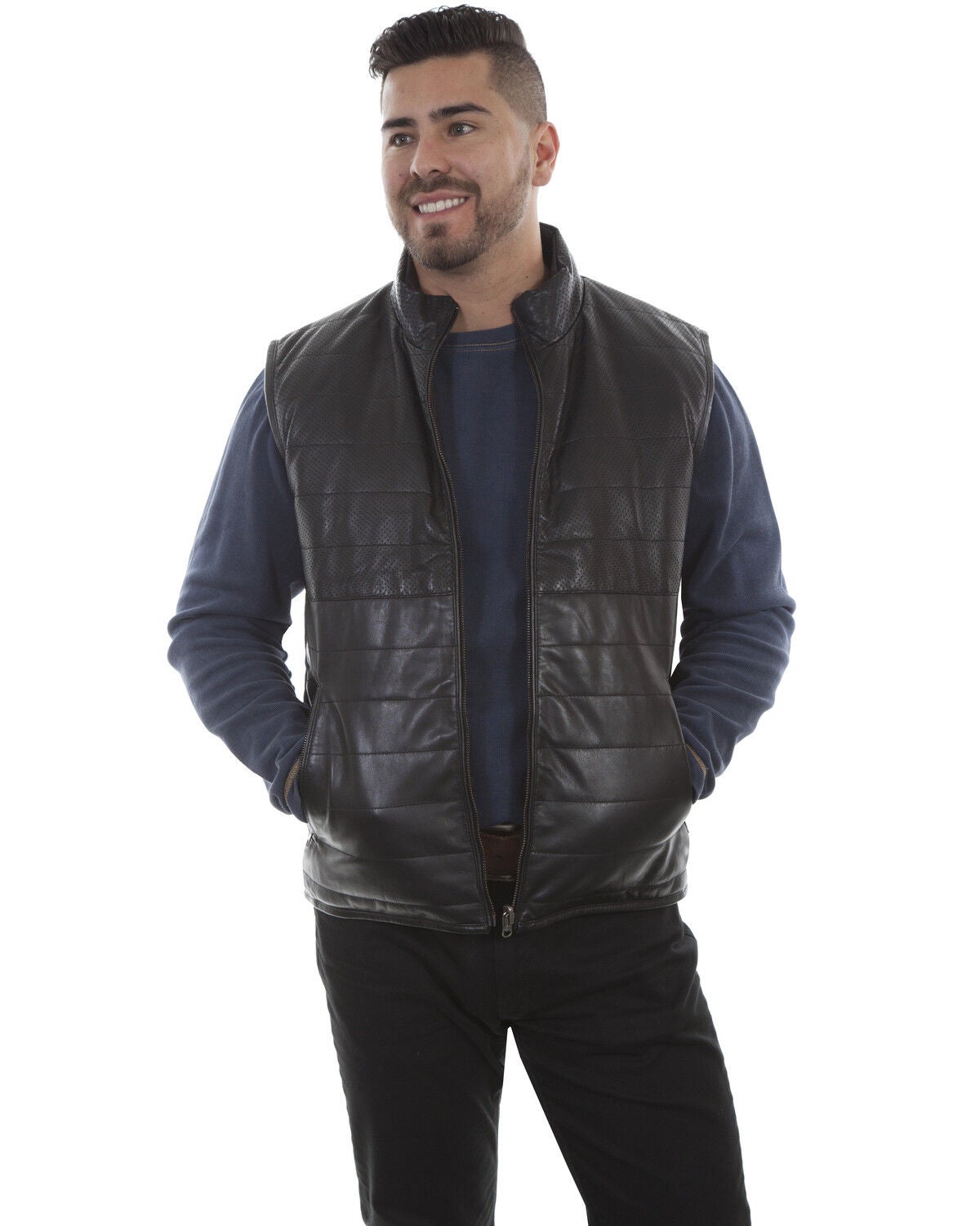 Scully Vests: Leather Vests for Men - Sheplers