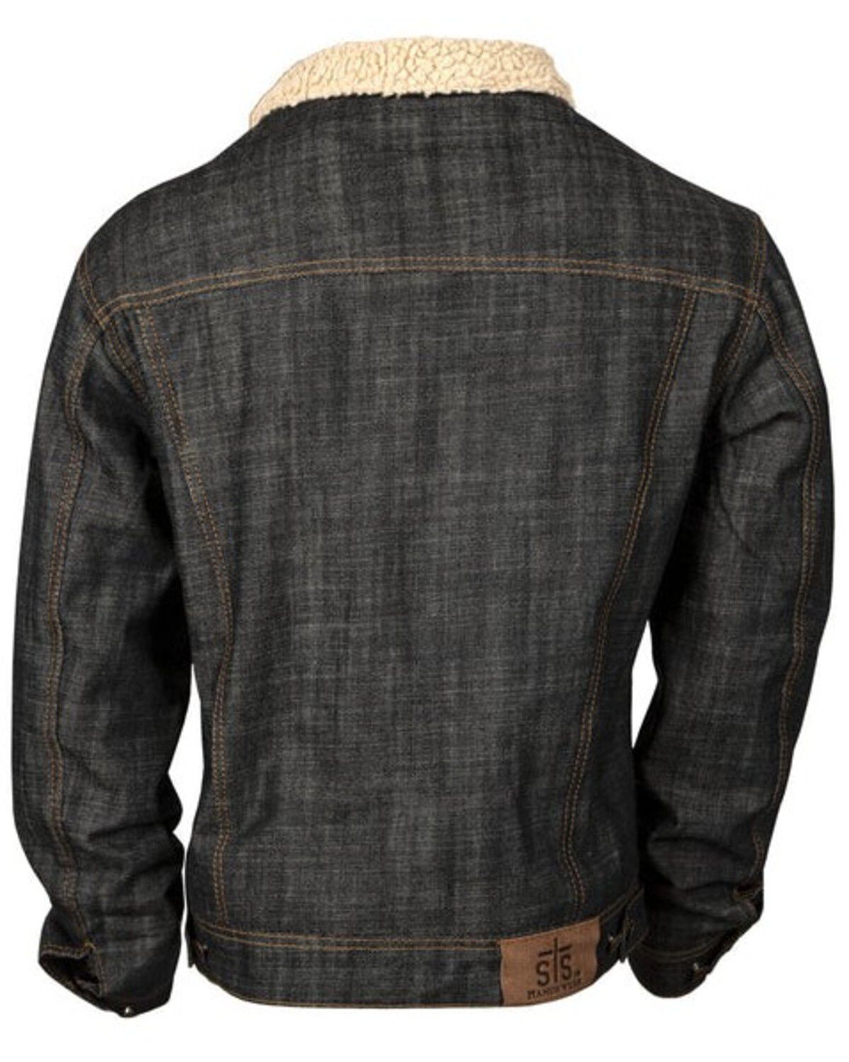 STS Ranchwear By Carroll Men's Riggins Classic Denim Jacket, Dark Wash