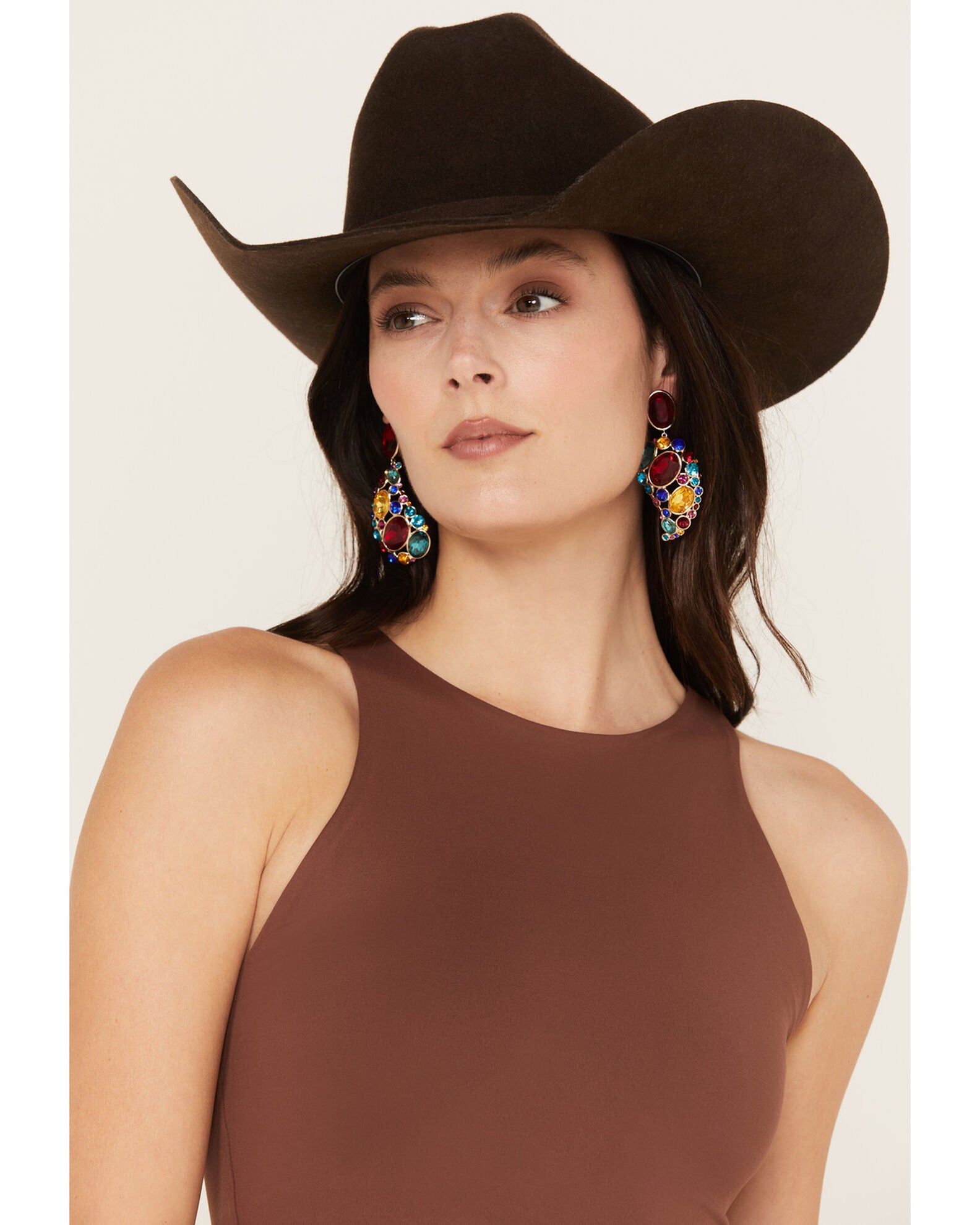 Product Name: Boot Barn X Understated Leather Stone Paisley Earrings