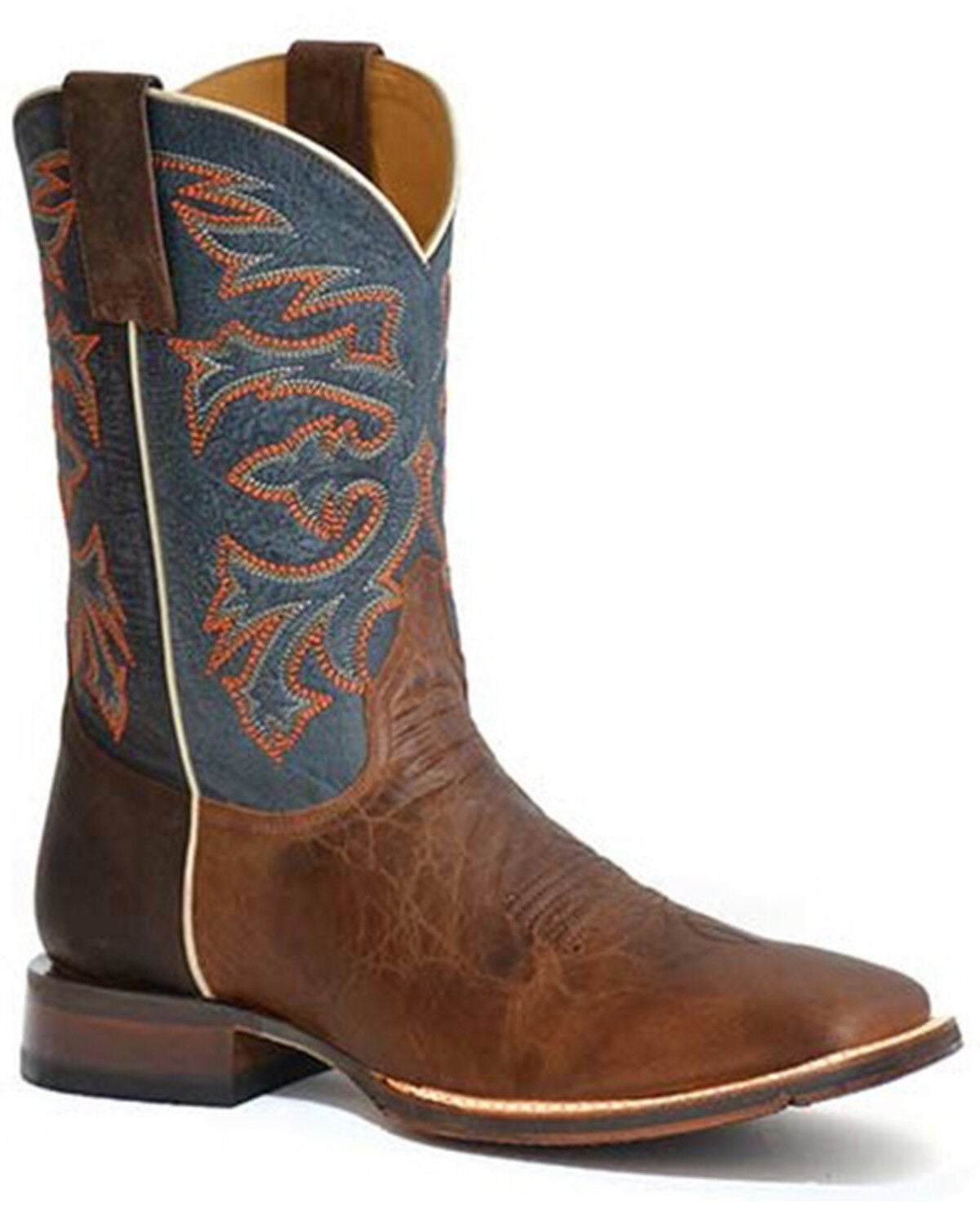 Stetson Men's Boone Western Performance Boots - Broad Square Toe, Brown