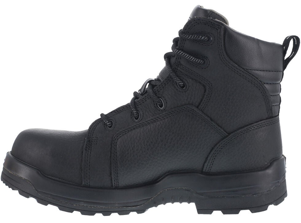Rockport Works Women's More Energy Waterproof 6" Lace-Up Work Boots ...