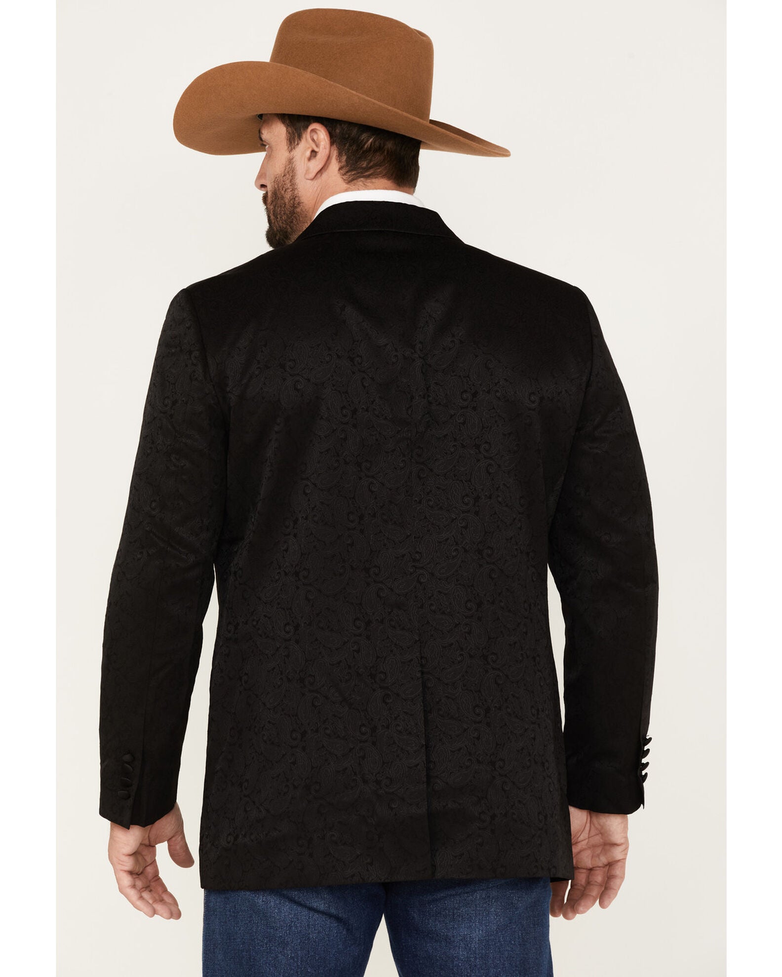 Cody James Men's Austin Paisley Blazer, Black