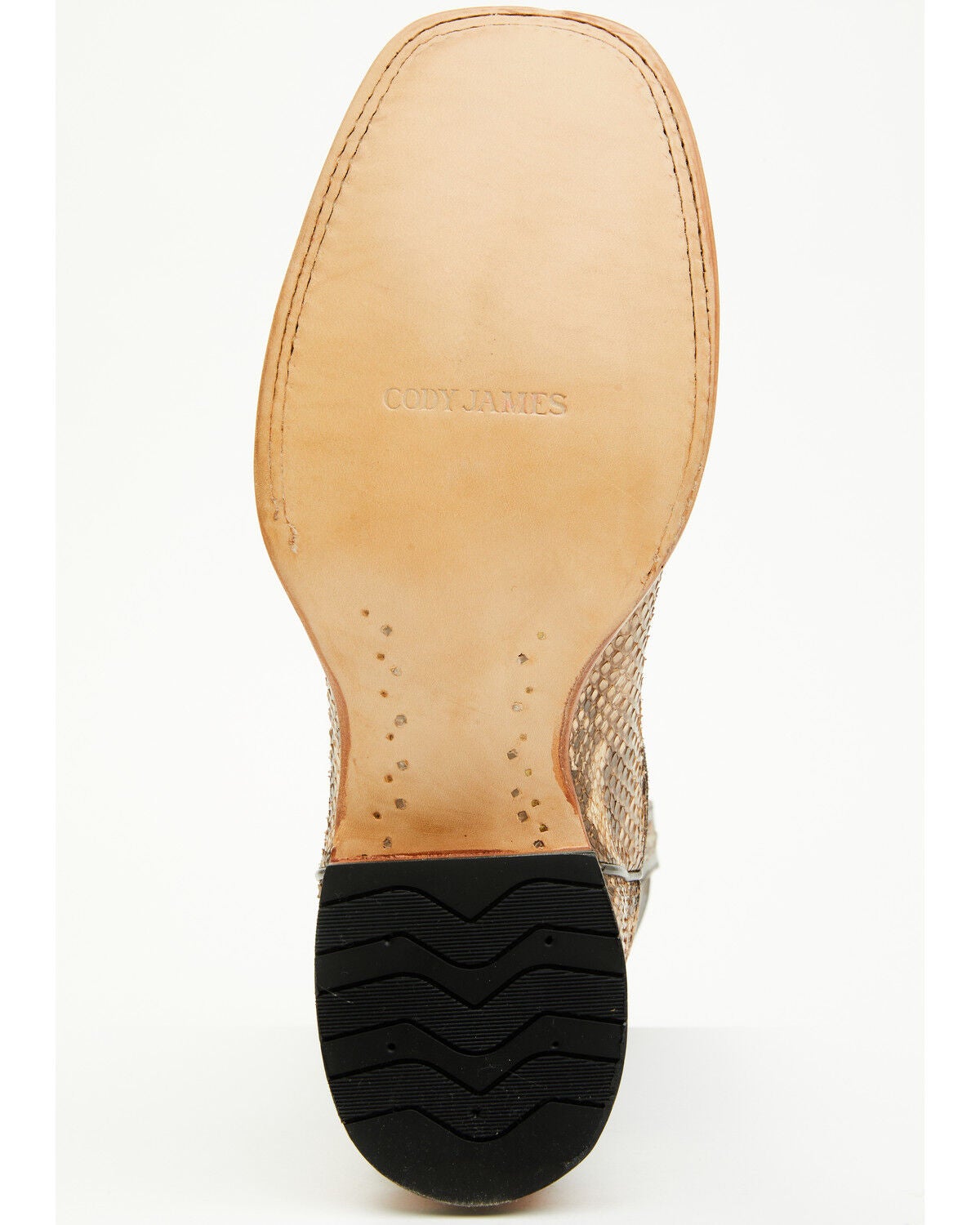 Cody James Men's Exotic Python Western Boots - Broad Square Toe, Dark Brown