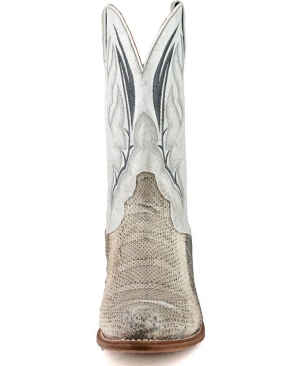 python skin boots white