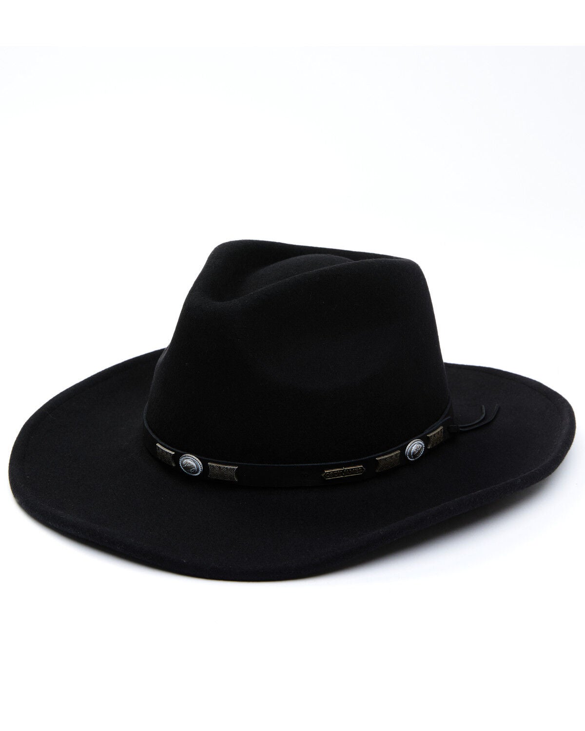 Cody James Men's Felt Western Fashion Hat, Black