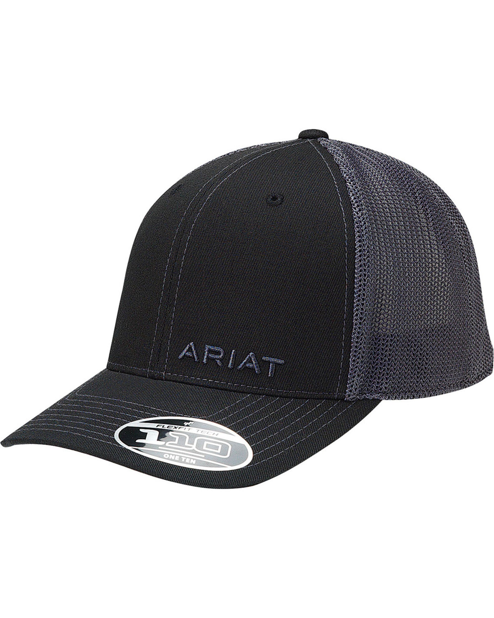 Ariat Men's Logo Ball Cap, Black
