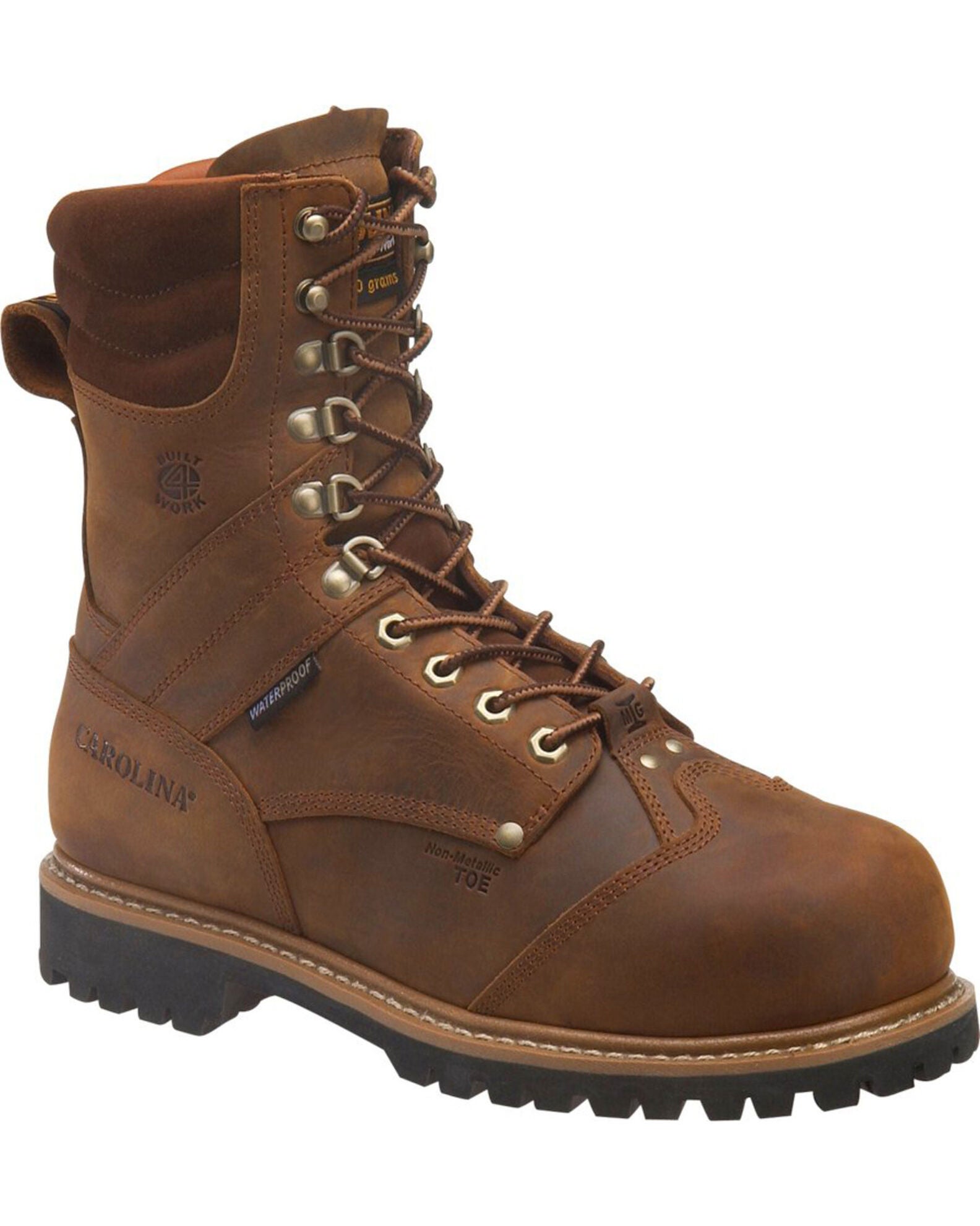 Carolina Men's 8" Waterproof Insulated Internal Met Guard Boots ...