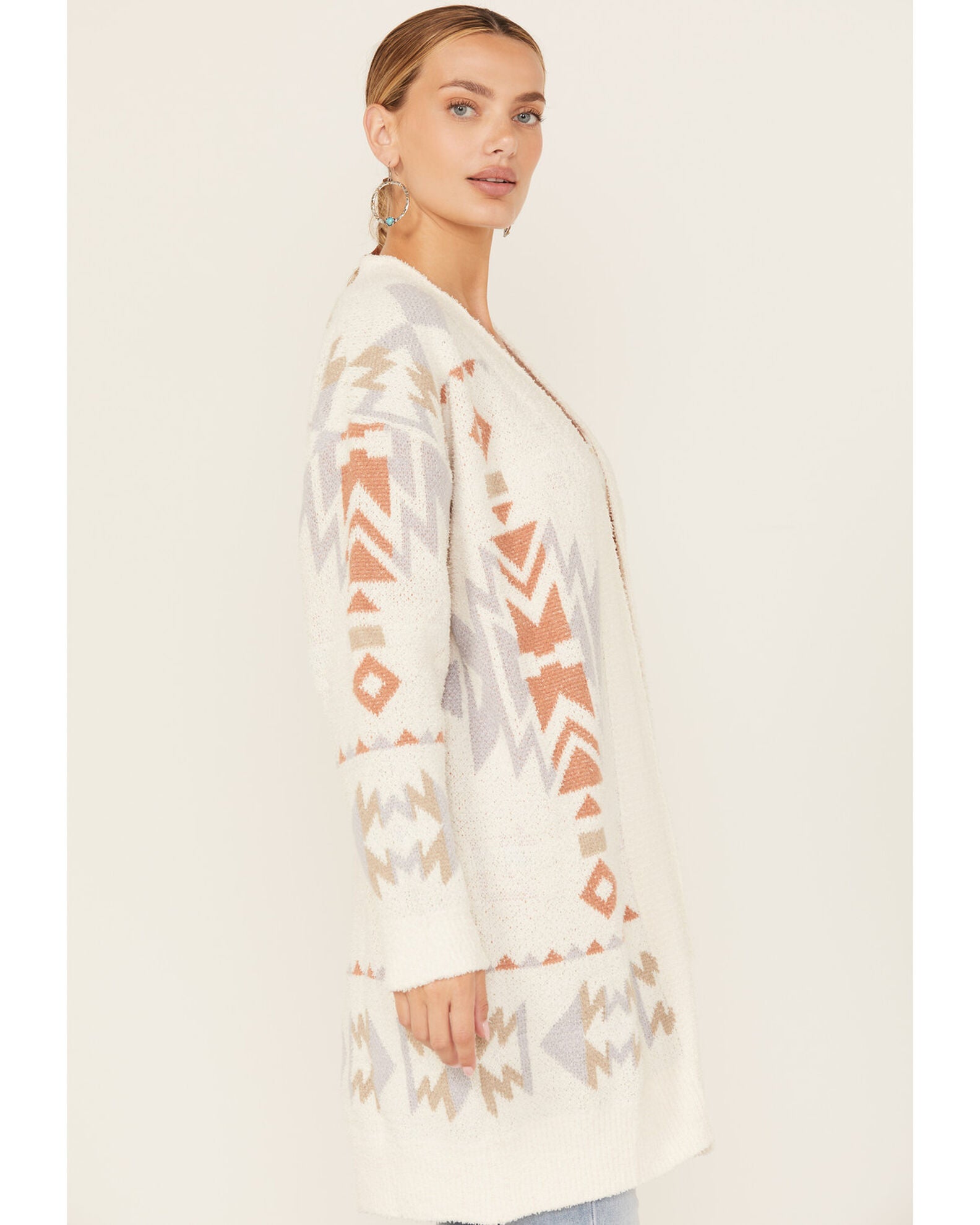 Product Name: Angie Women's Southwestern Print Sweater