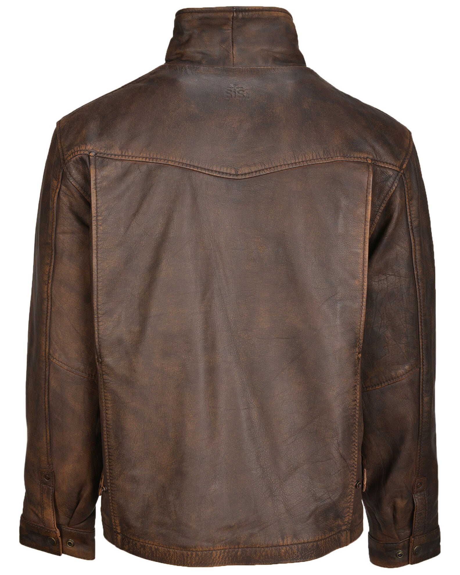 STS Ranchwear Men's The Rifleman Leather Jacket